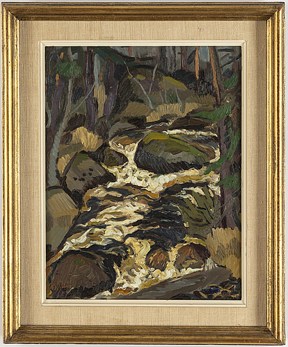 BENGT ELLIS, oil on canvas, signed. - Bukowskis