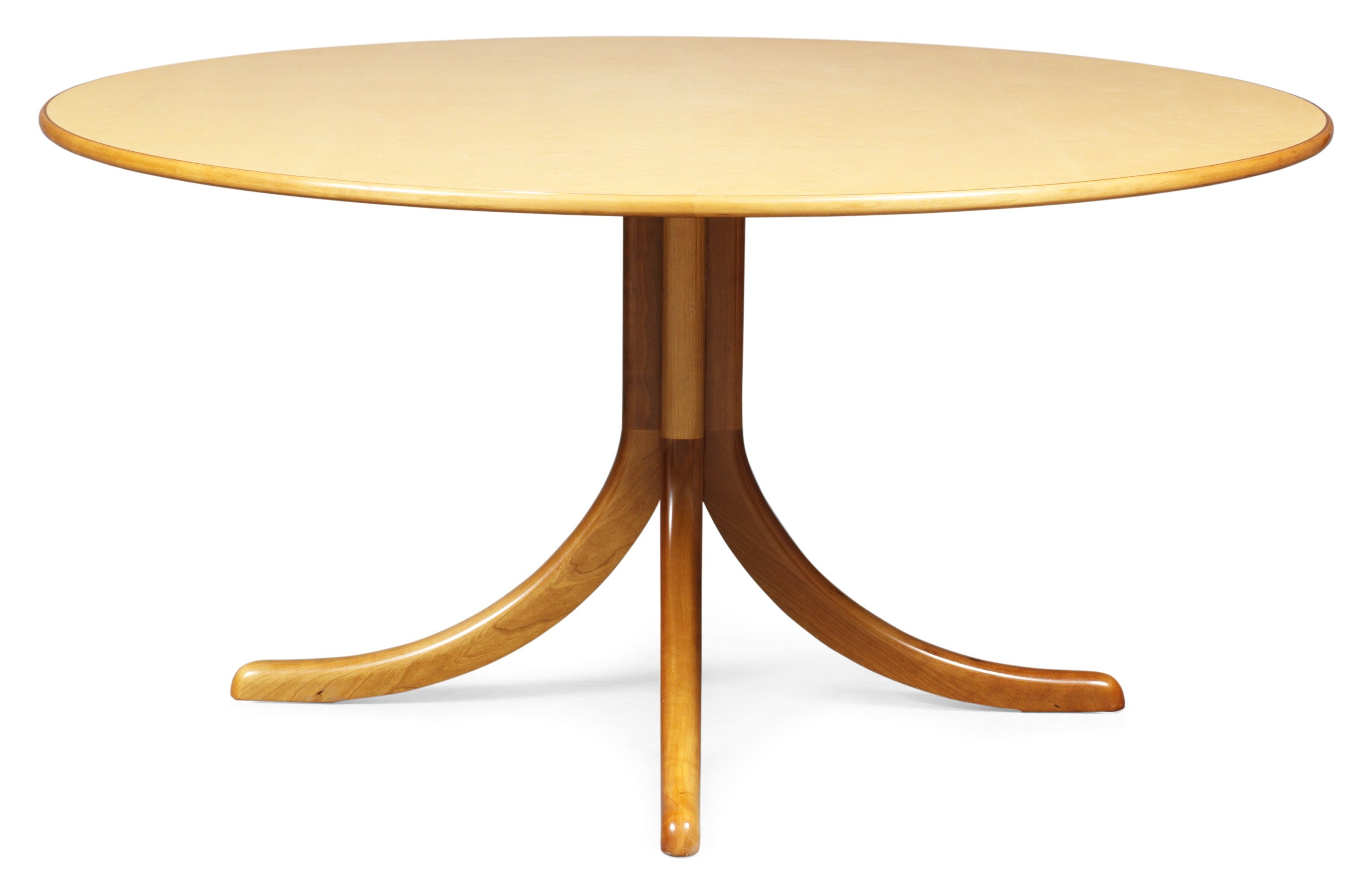 A Josef Frank birch burrwood top dinner table, Firma Svenskt Tenn ...