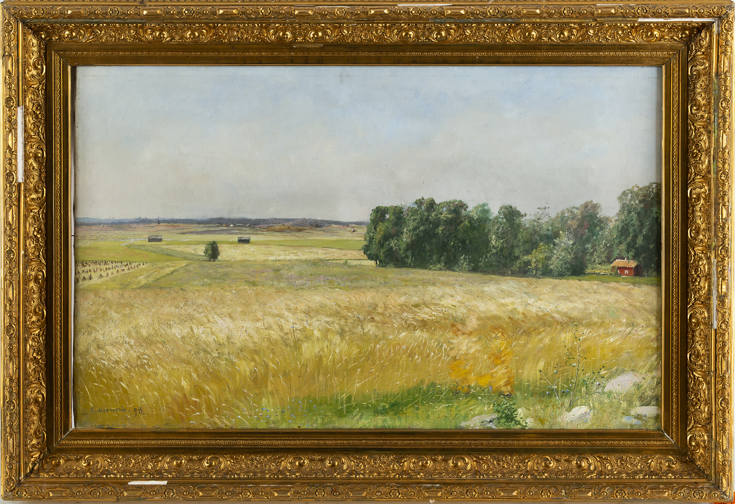 OLOF HERMELIN, oil on canvas, signed and dated 98. - Bukowskis