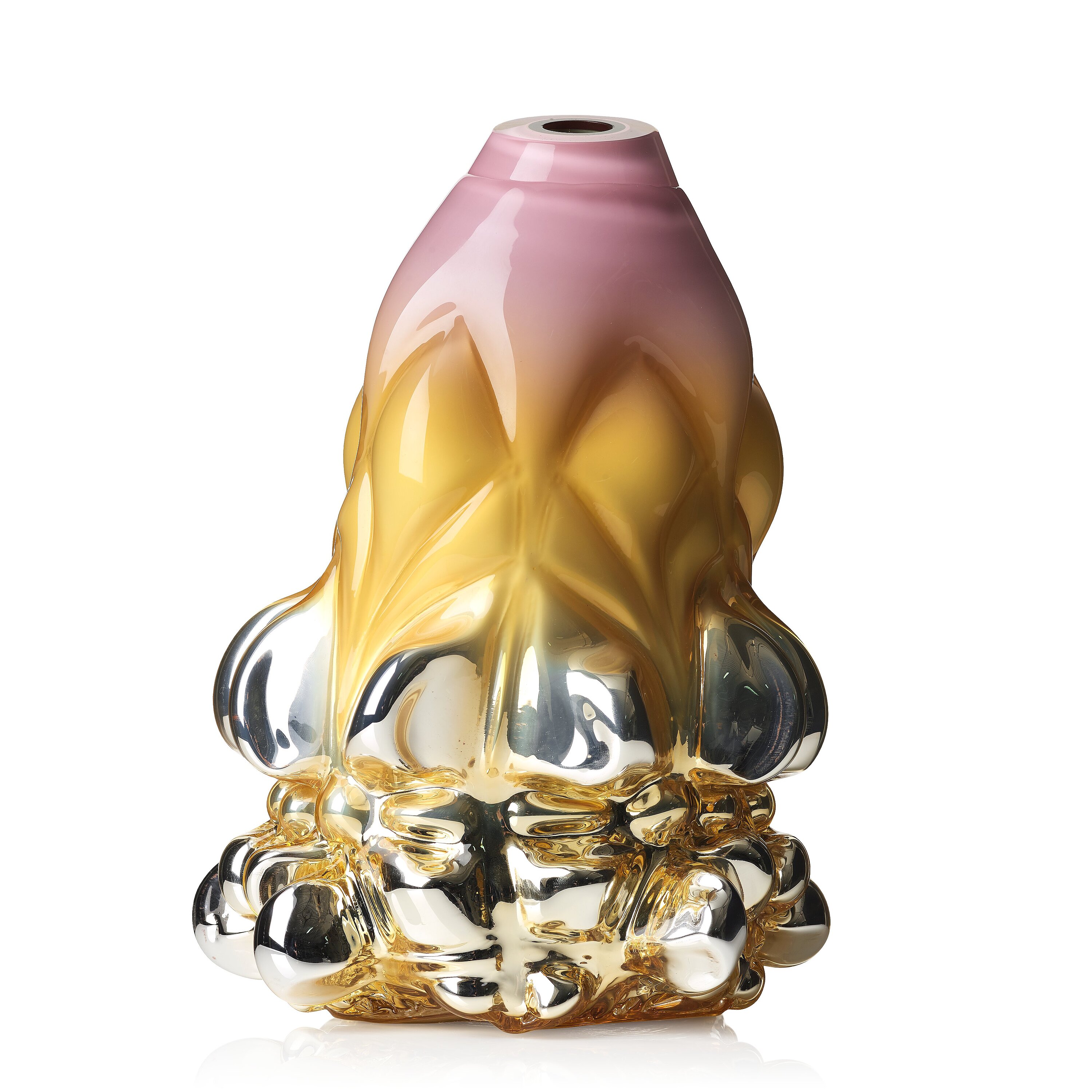 Hanna Hansdotter, a "Stuck print" glass sculpture, The Glass Factory ...