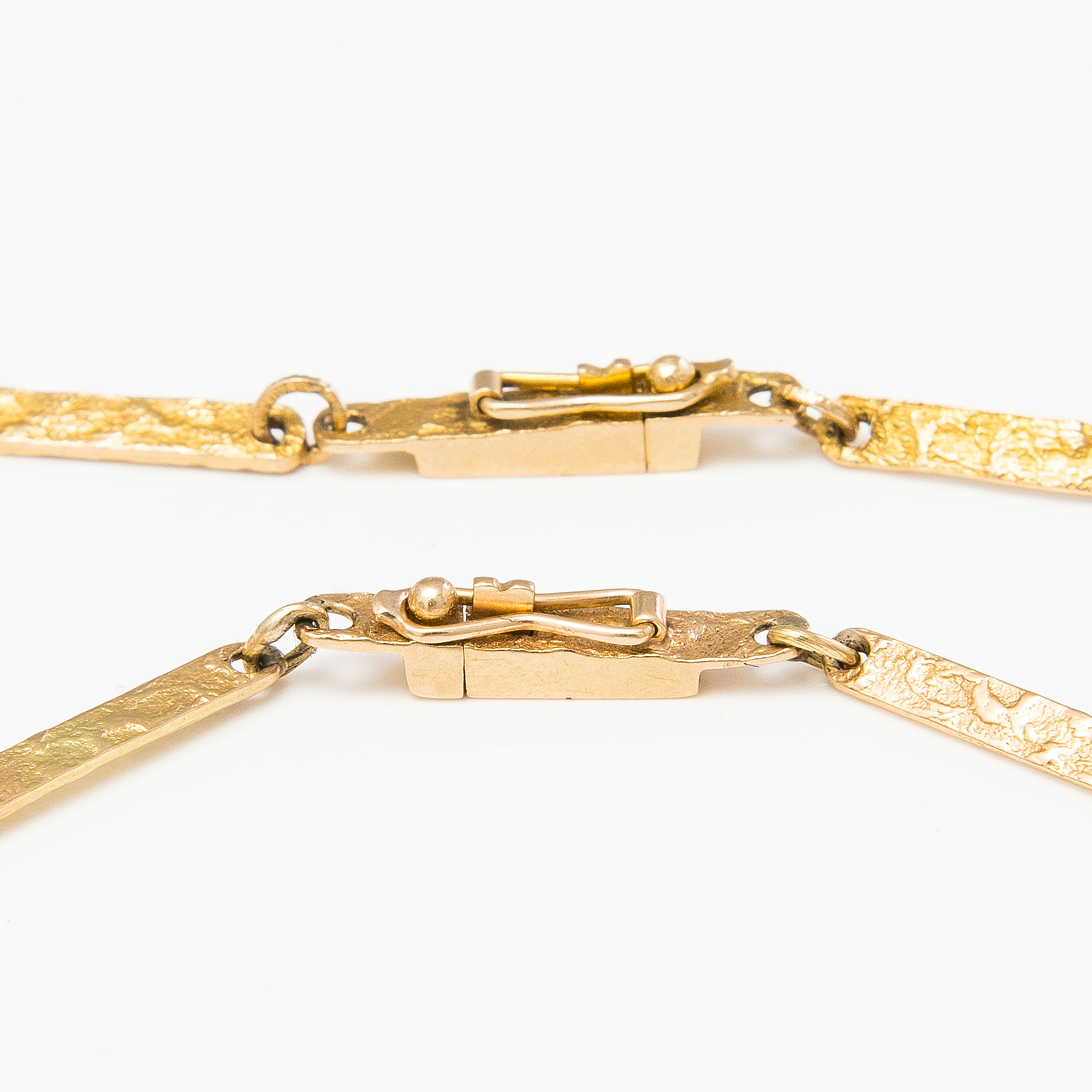 HALSBAND och ARMBAND, 14K guld, Lapponia, 1971. - Bukowskis