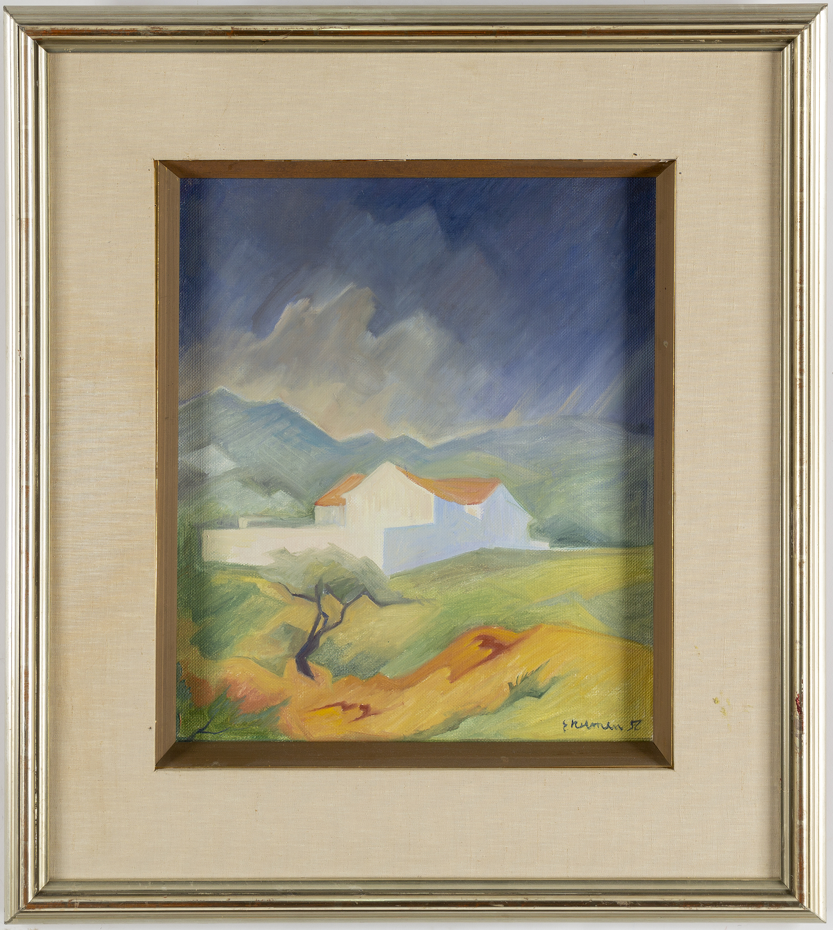 EINAR NERMAN, olja på pannå, signerad. - Bukowskis