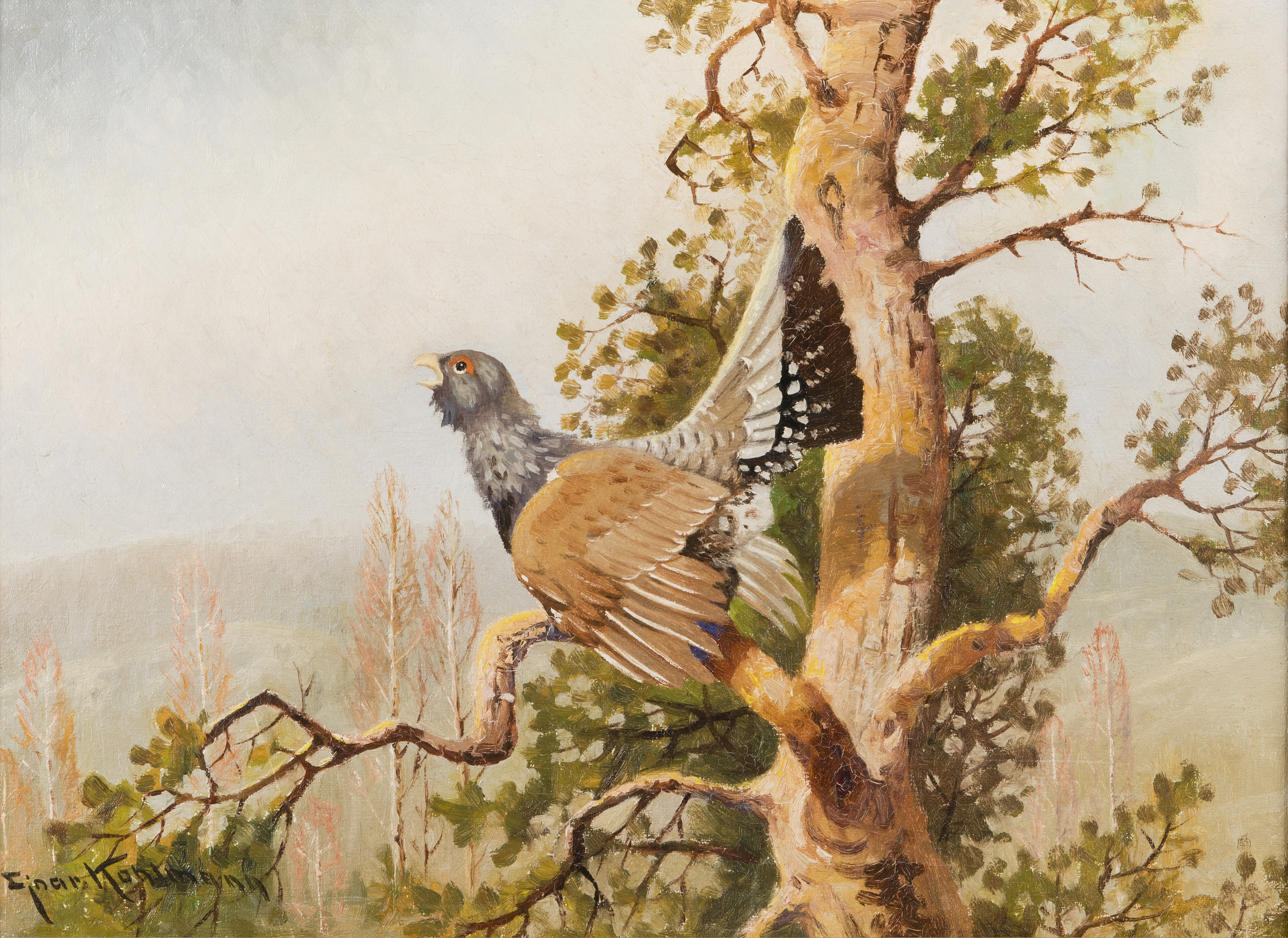 EJNAR KOHLMANN, oil on canvas, signed. - Bukowskis