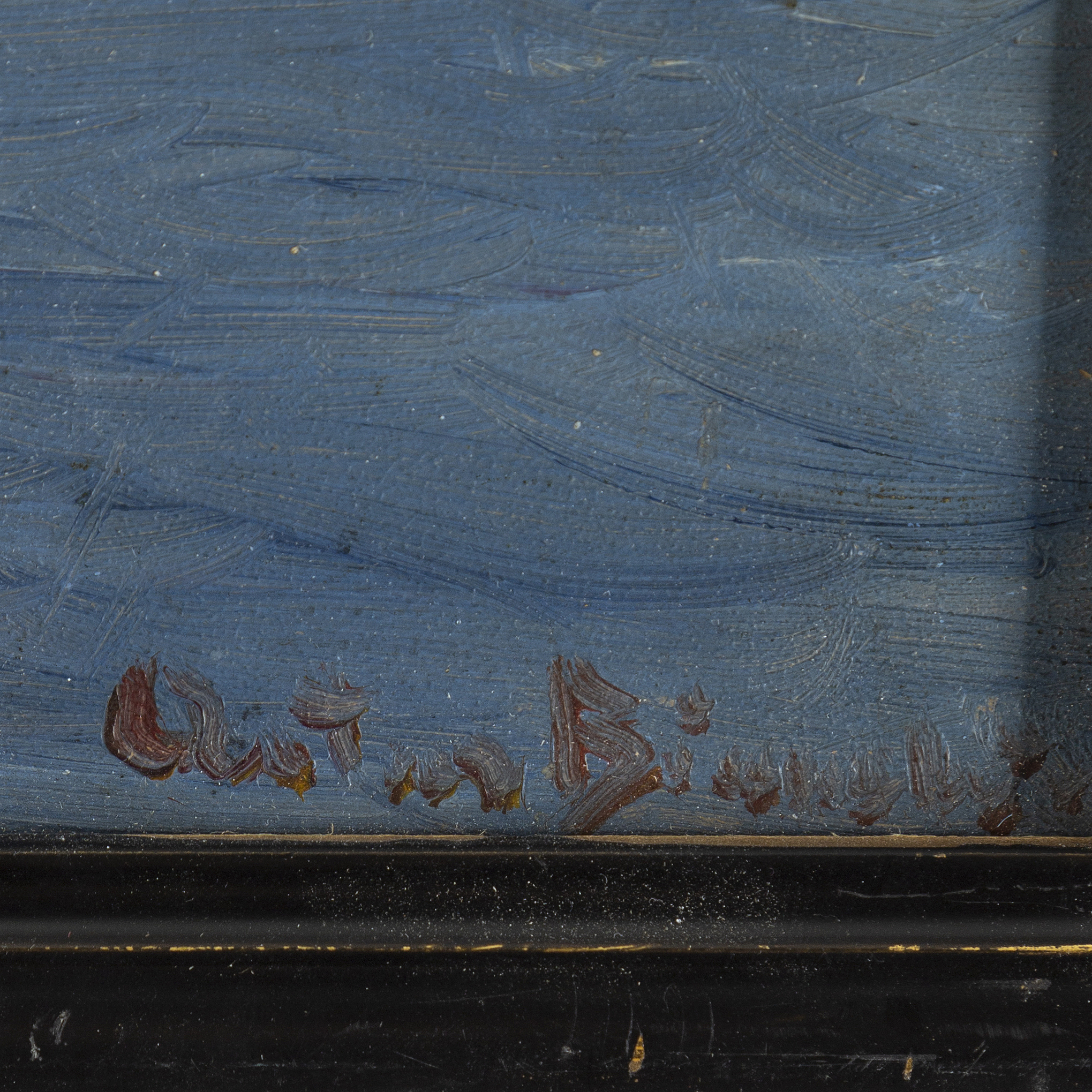 ARTHUR BIANCHINI, oil on panel, signed. - Bukowskis