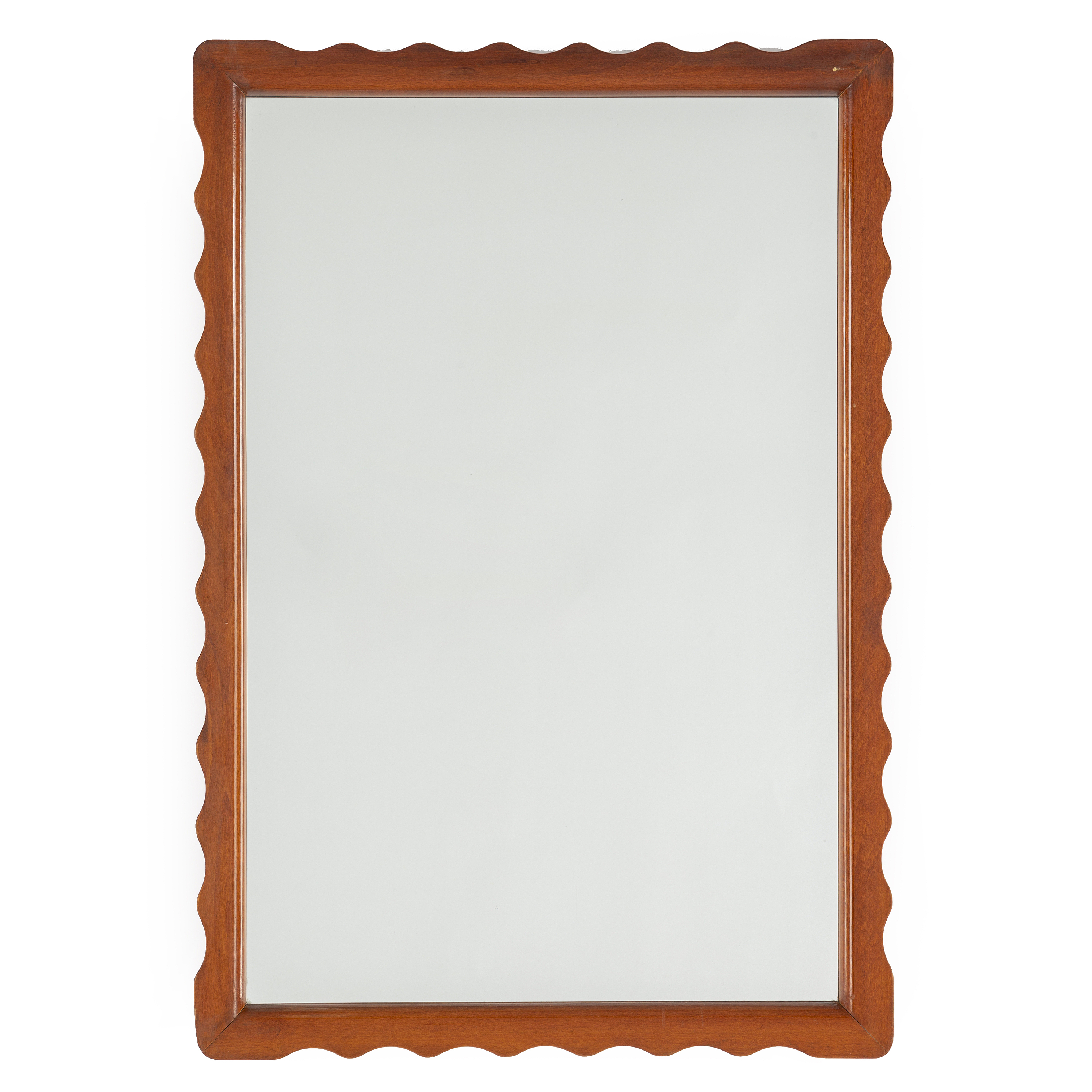 A Swedish Modern beech framed mirror, 1940's. - Bukowskis
