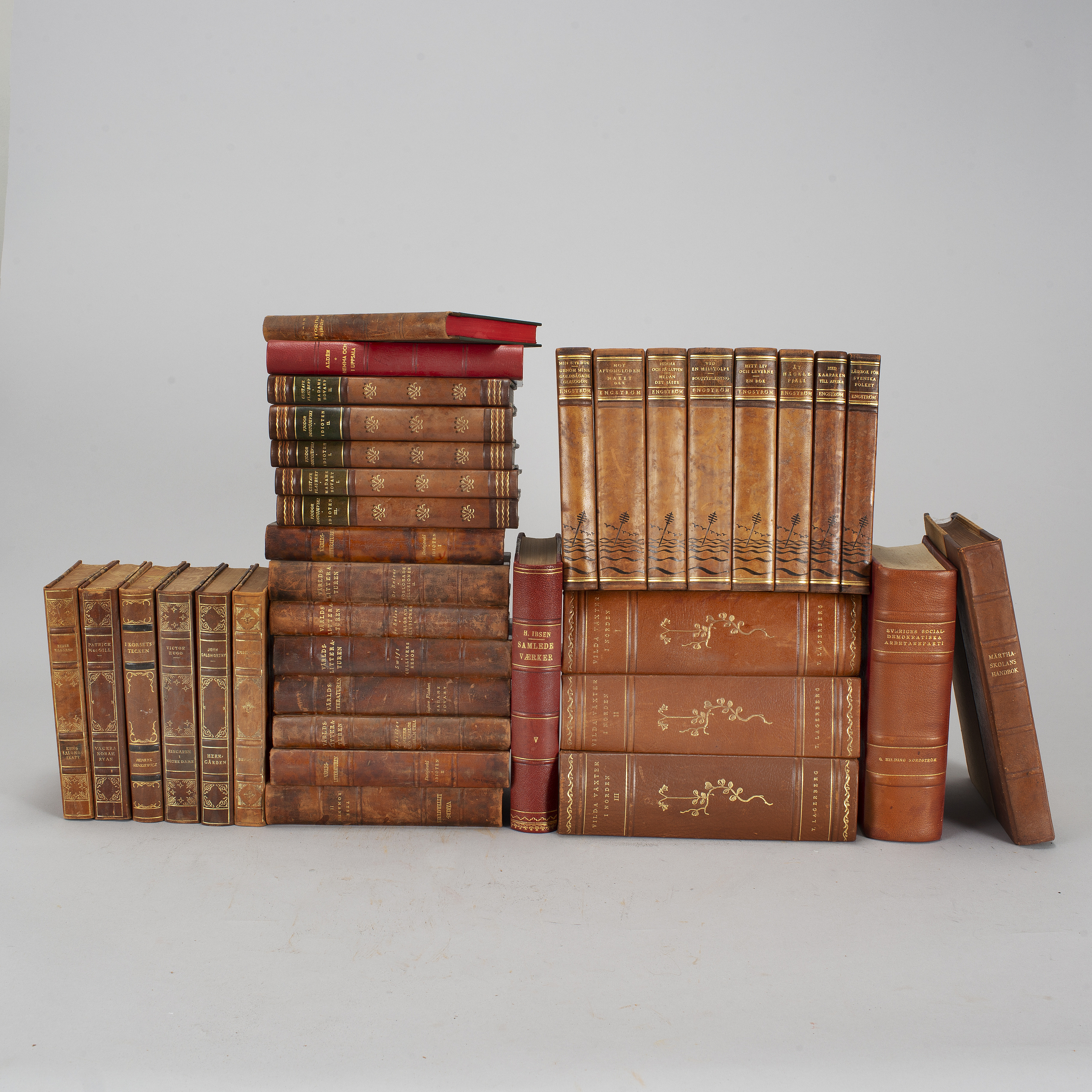 Swedish books, ca 35 vol, first half of the 20th century. - Bukowskis