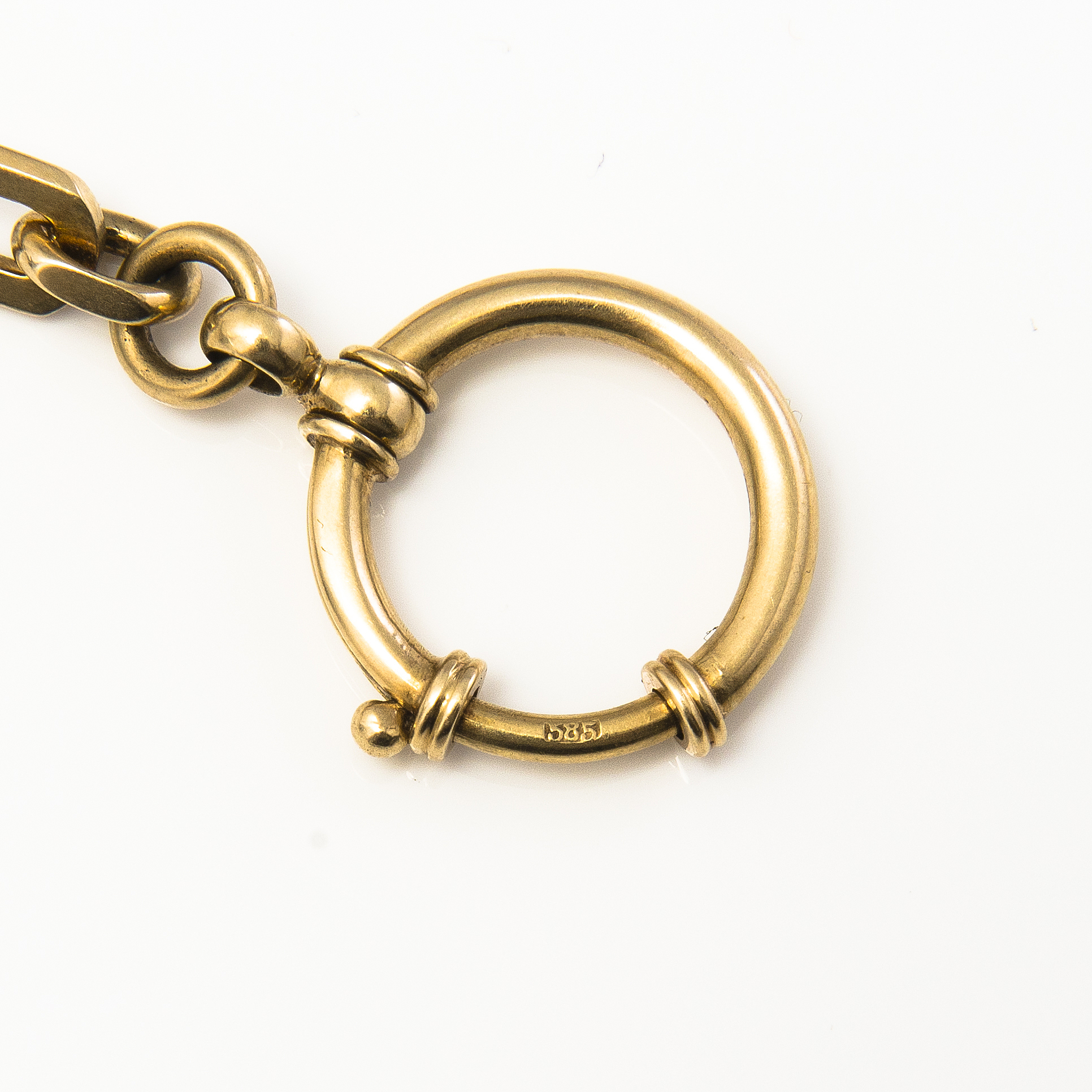 A 14K gold watch chain. - Bukowskis