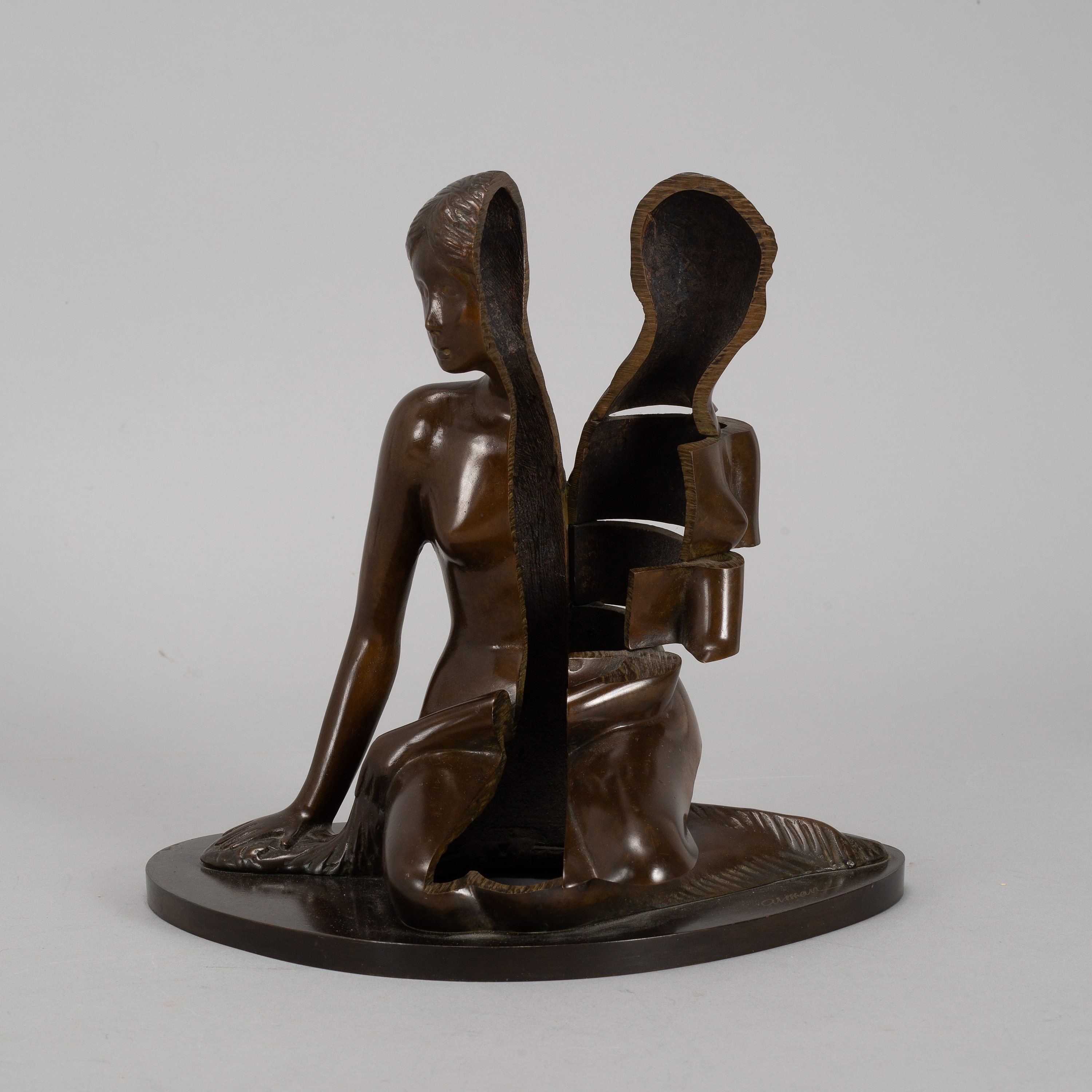 FERNANDEZ ARMAN. Skulptur, brons, sign, numr 23/80 och gjutarstämpel. Höjd 25,5 cm. - Bukowskis