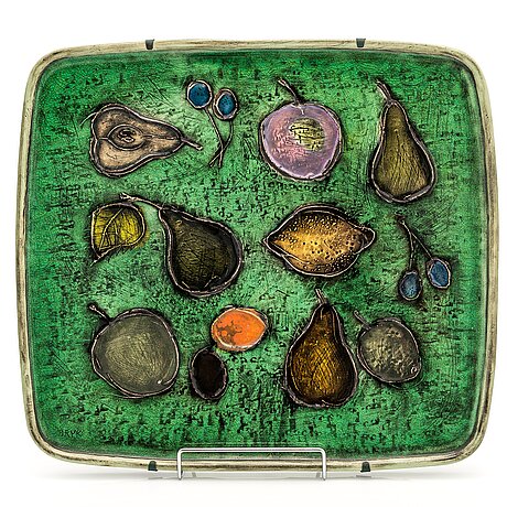 RUT BRYK, a stoneware relief signed BRYK. - Bukowskis