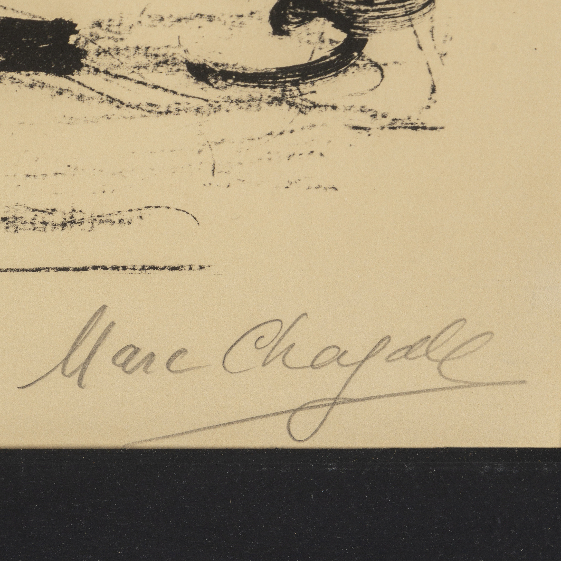 MARC CHAGALL, lithograph in colours, 1972, signed in pencil and ...