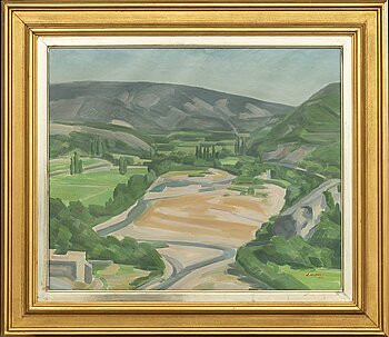 VICTOR AXELSON, oil on canvas, signed -53. - Bukowskis