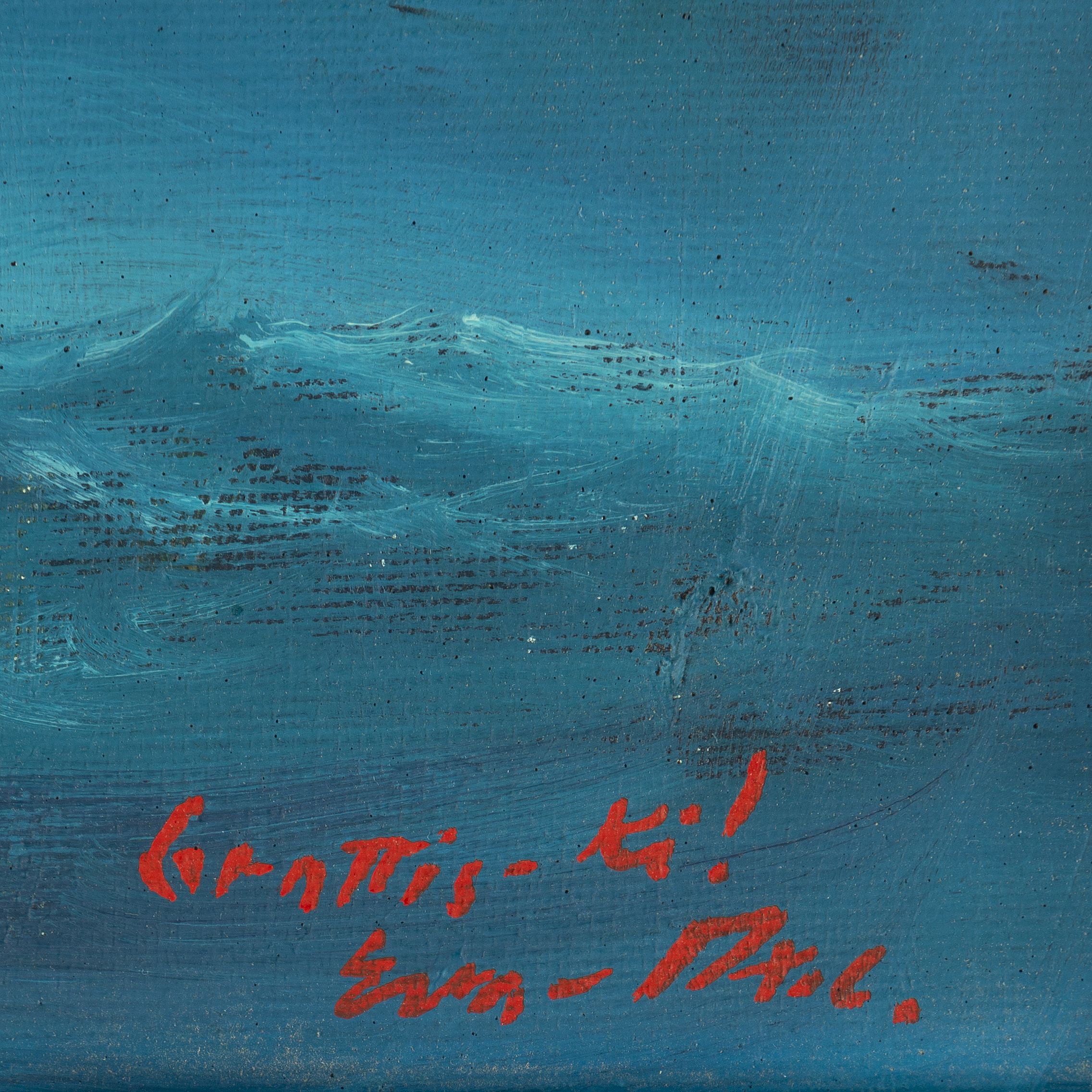 AXEL LIND, painting on canvas signed and with dedication. - Bukowskis