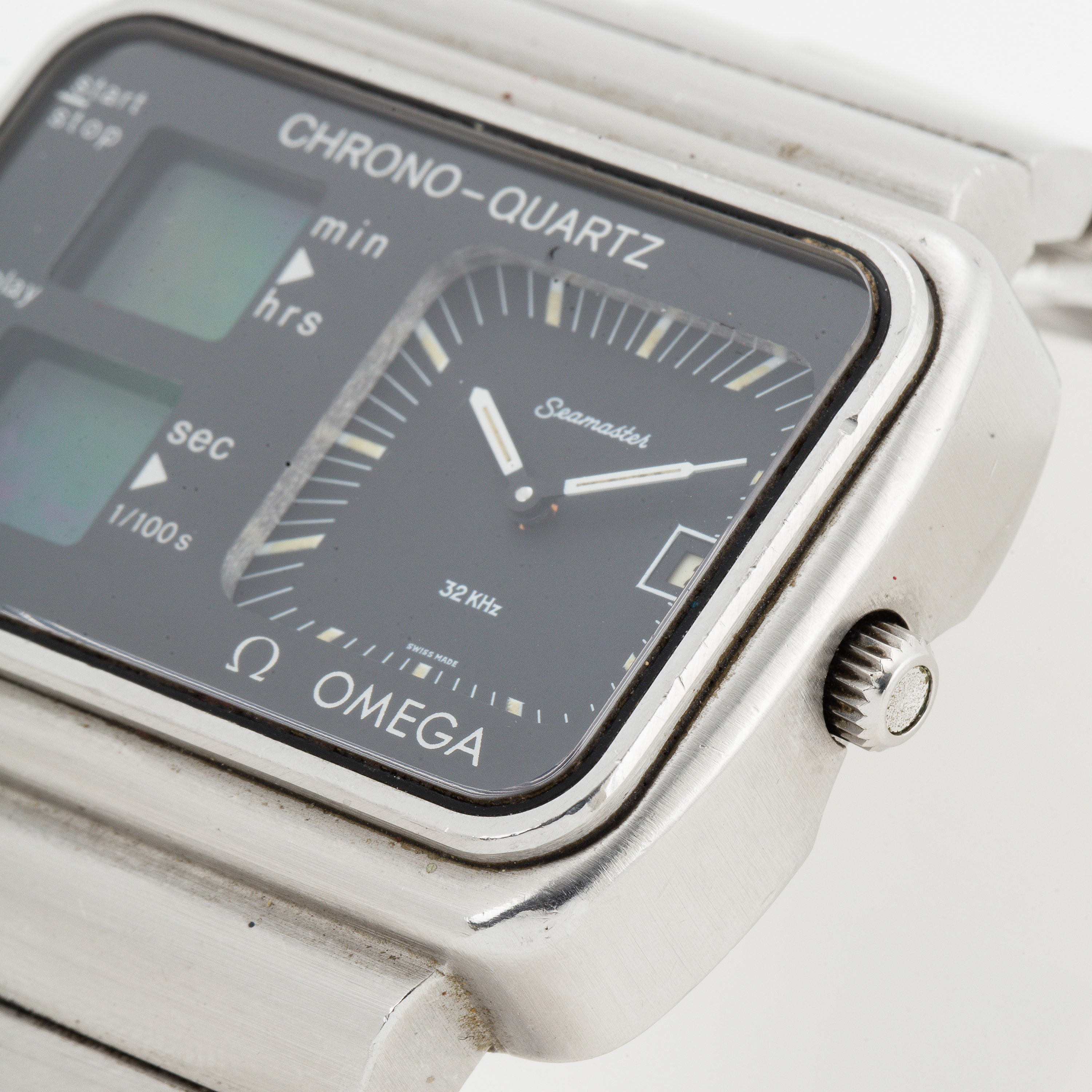 OMEGA, Seamaster, Chrono-Quartz, "Albatros", 46,7 x 34 mm, - Bukowskis