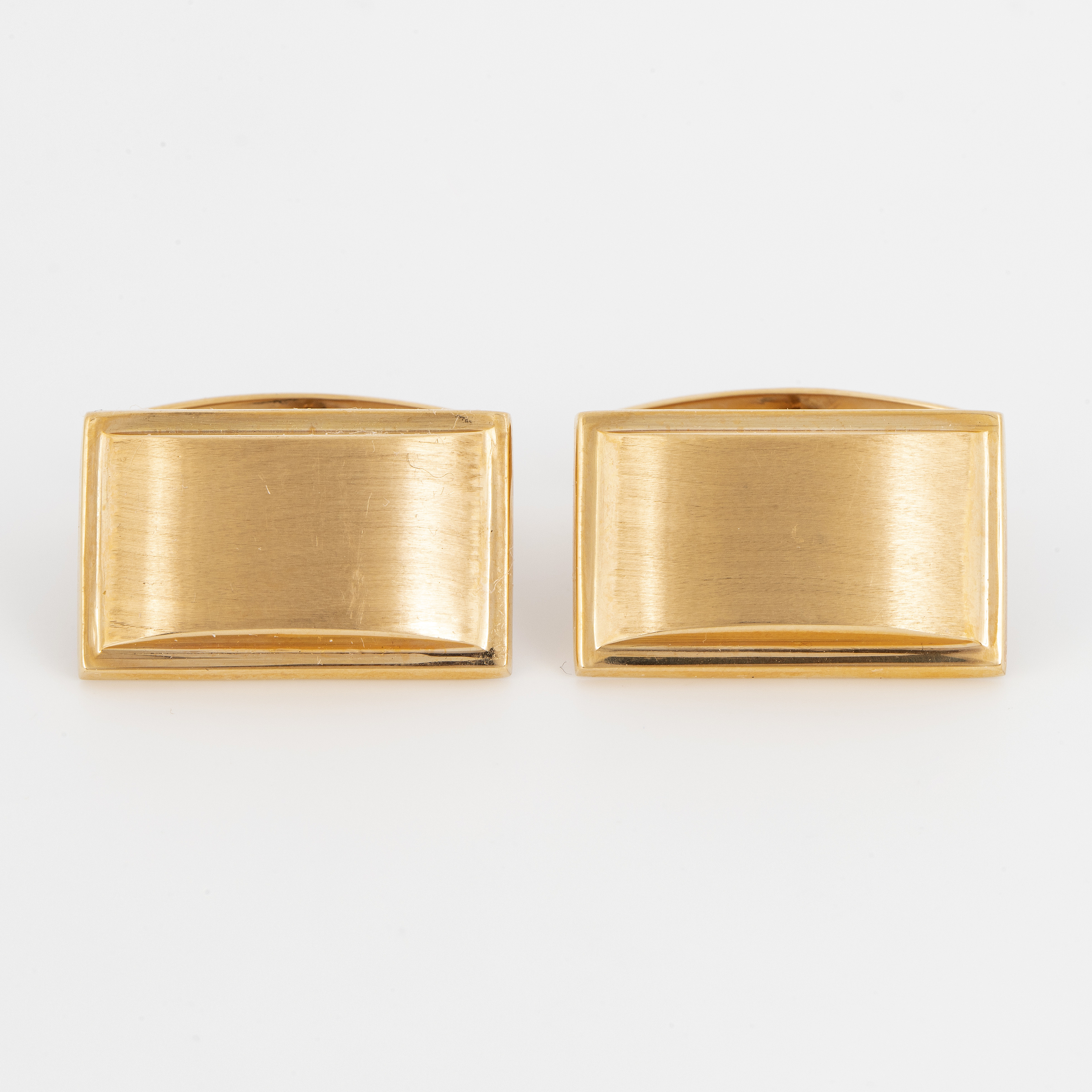 A pair of 18K gold cufflinks. - Bukowskis