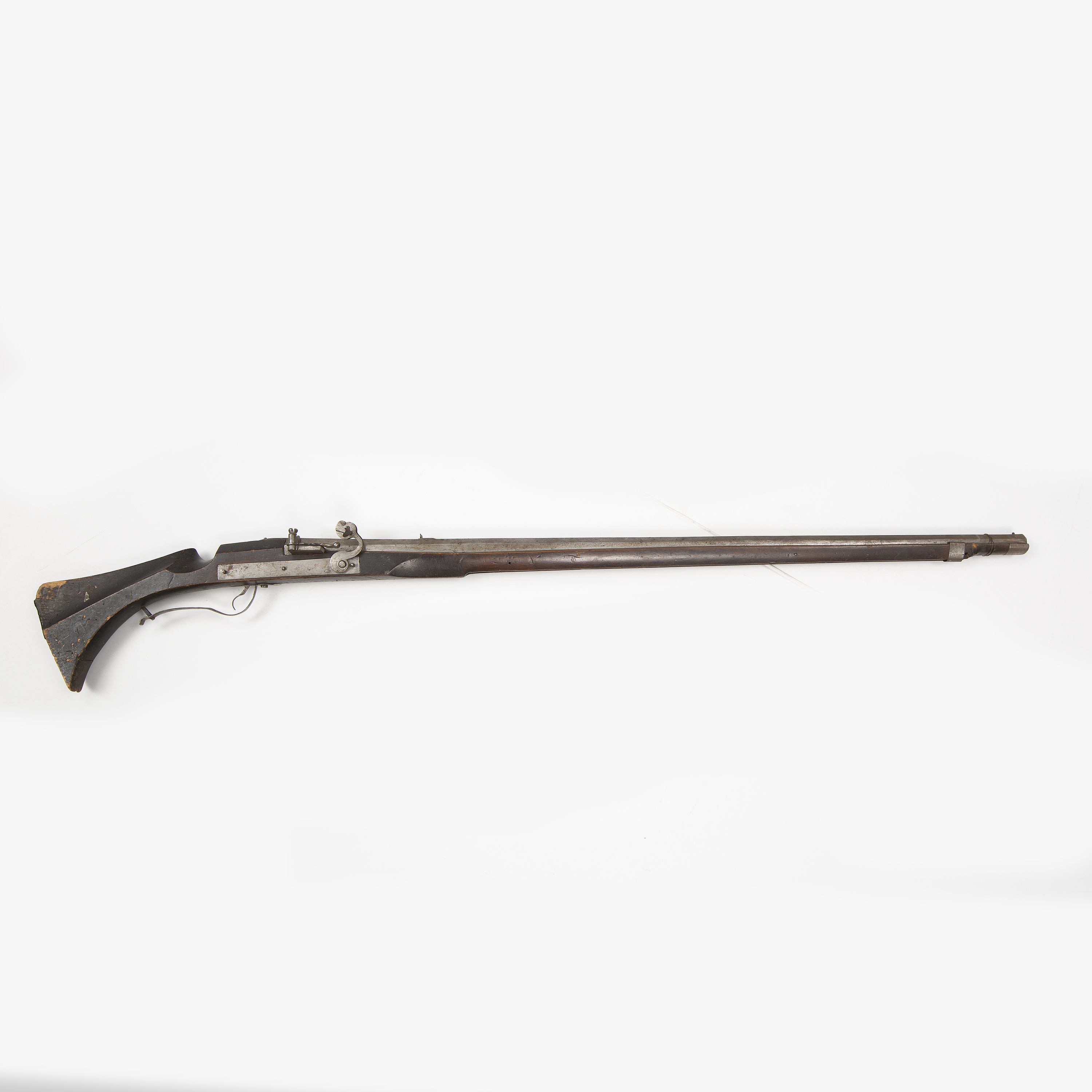 A first half of the 17th Century match lock musket. - Bukowskis