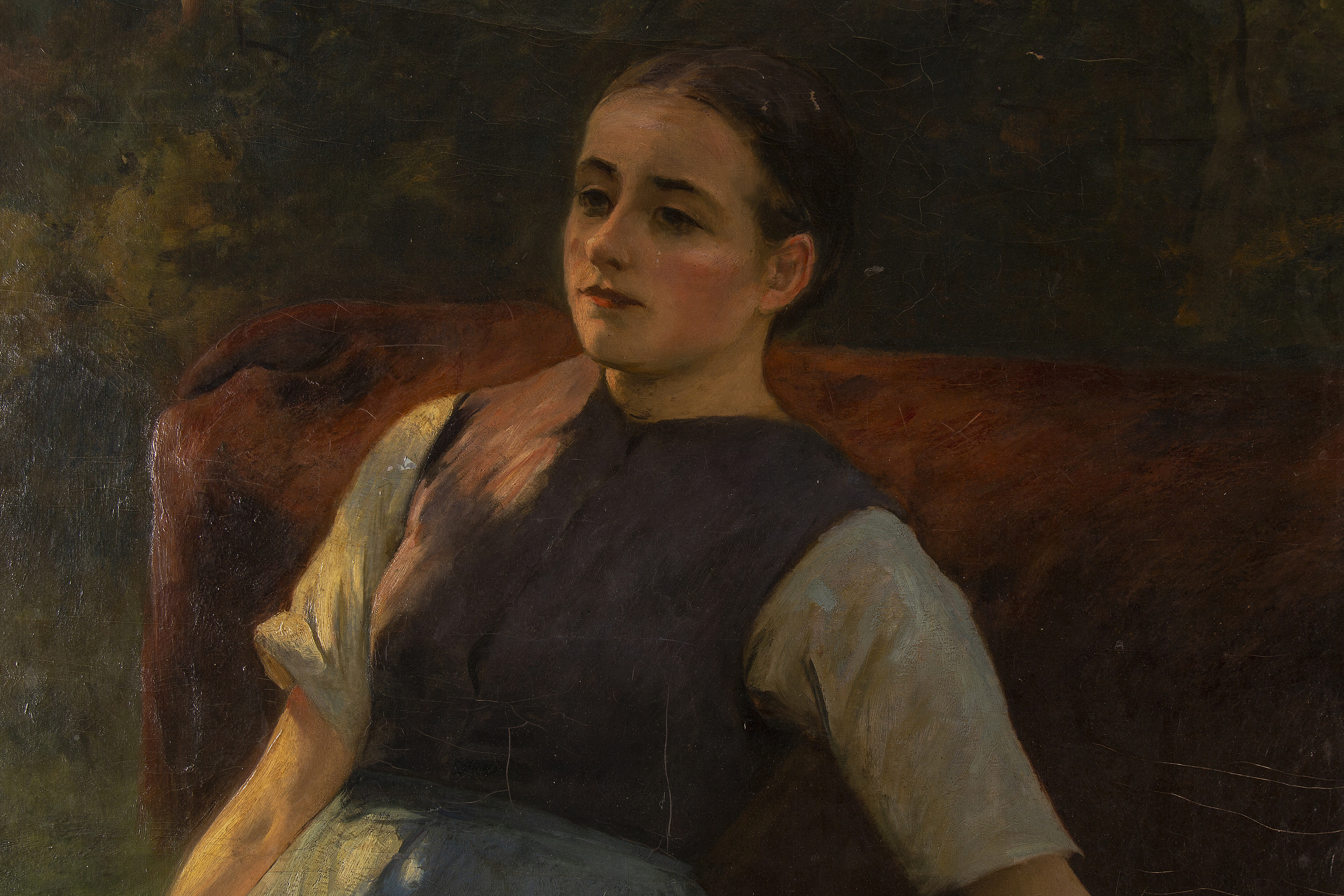 HUGO SALMSON, oil on canvas, signed. - Bukowskis