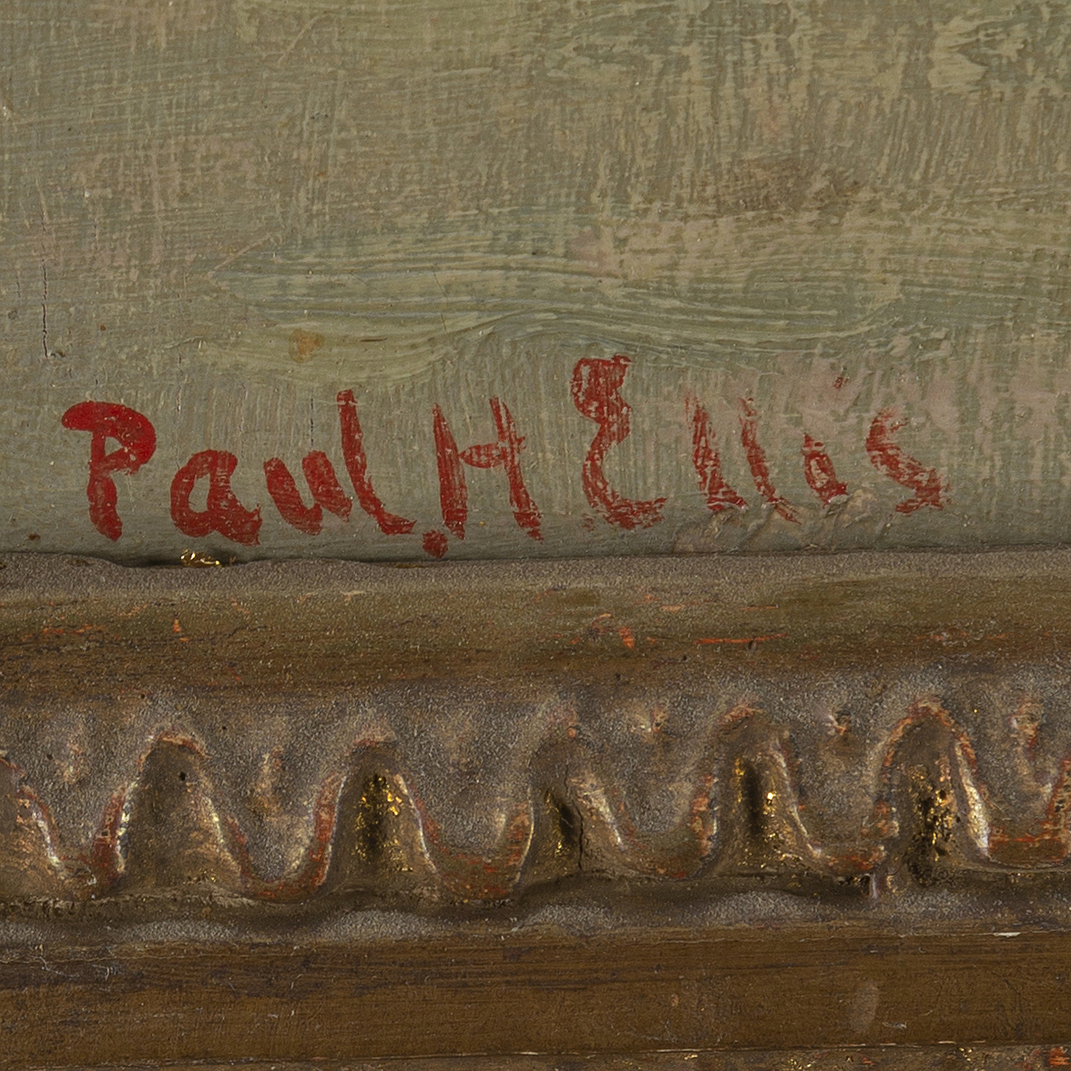 PAUL H ELLIS, oil on canvas, signed. - Bukowskis