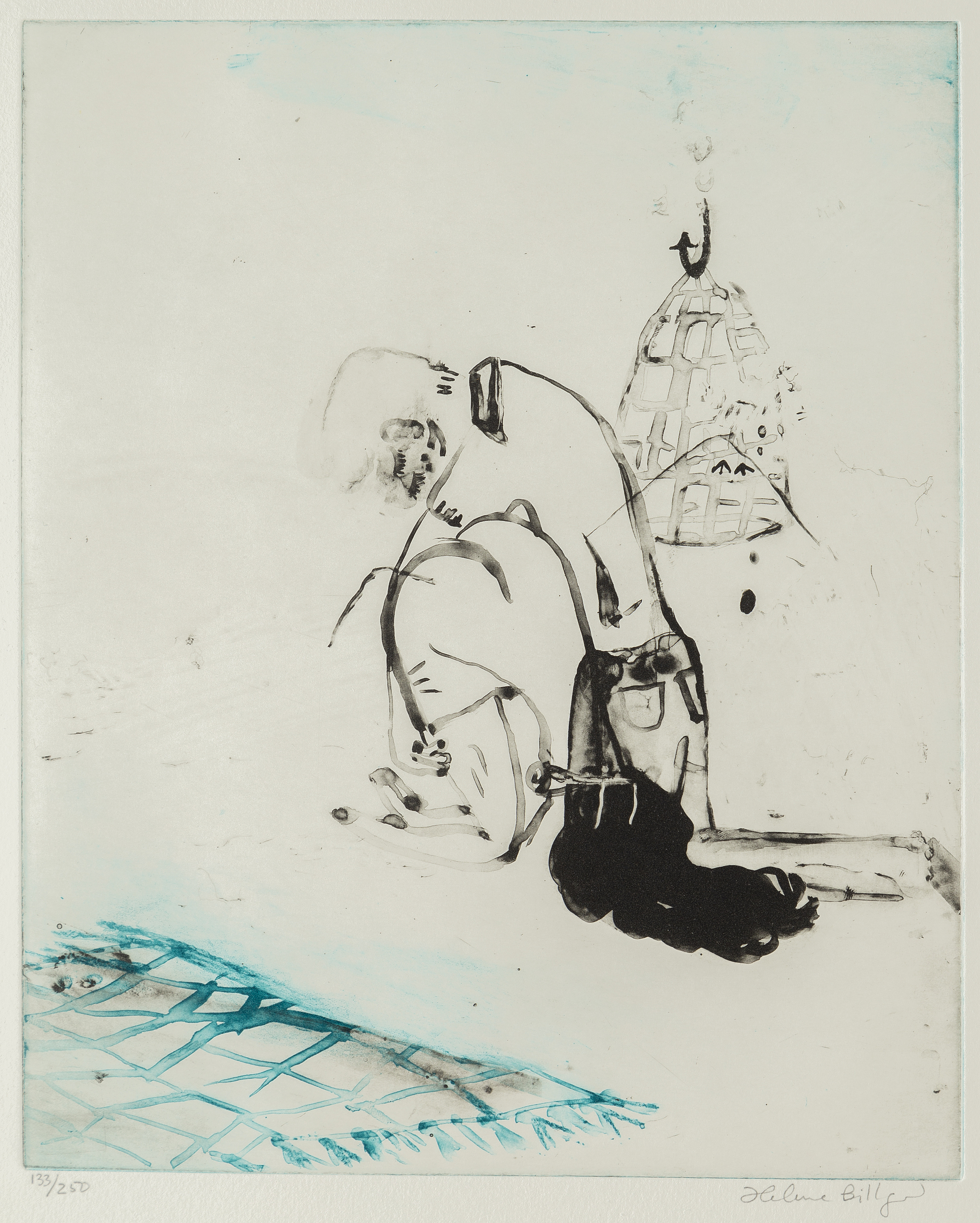 HELENE BILLGREN, etching, signed Helene Billgren and numbered 133/250 ...