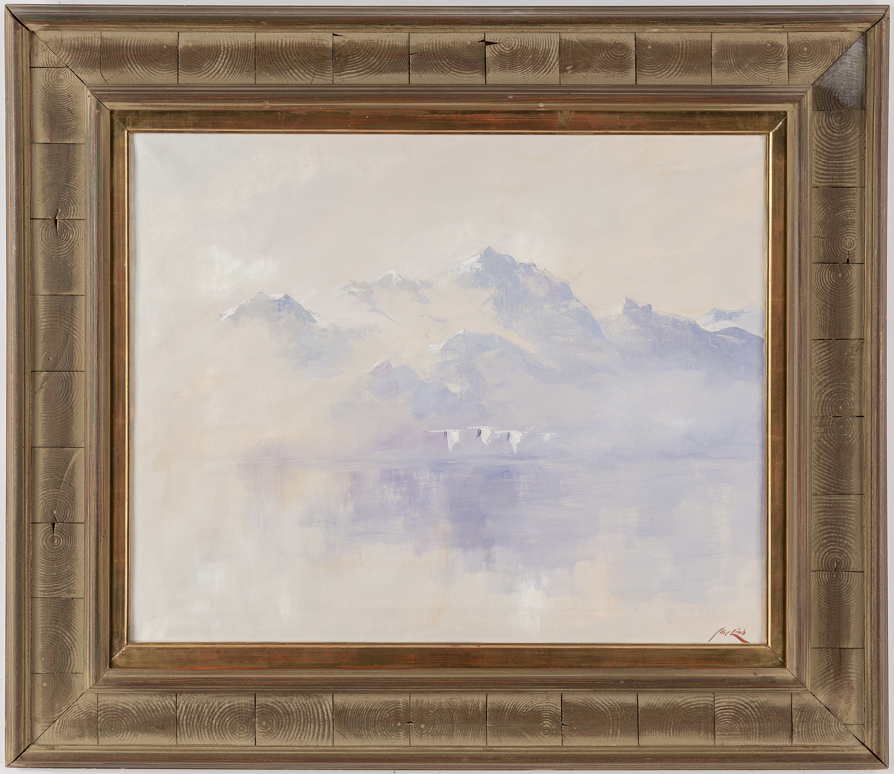 AXEL LIND, oil on canvas, signed. - Bukowskis