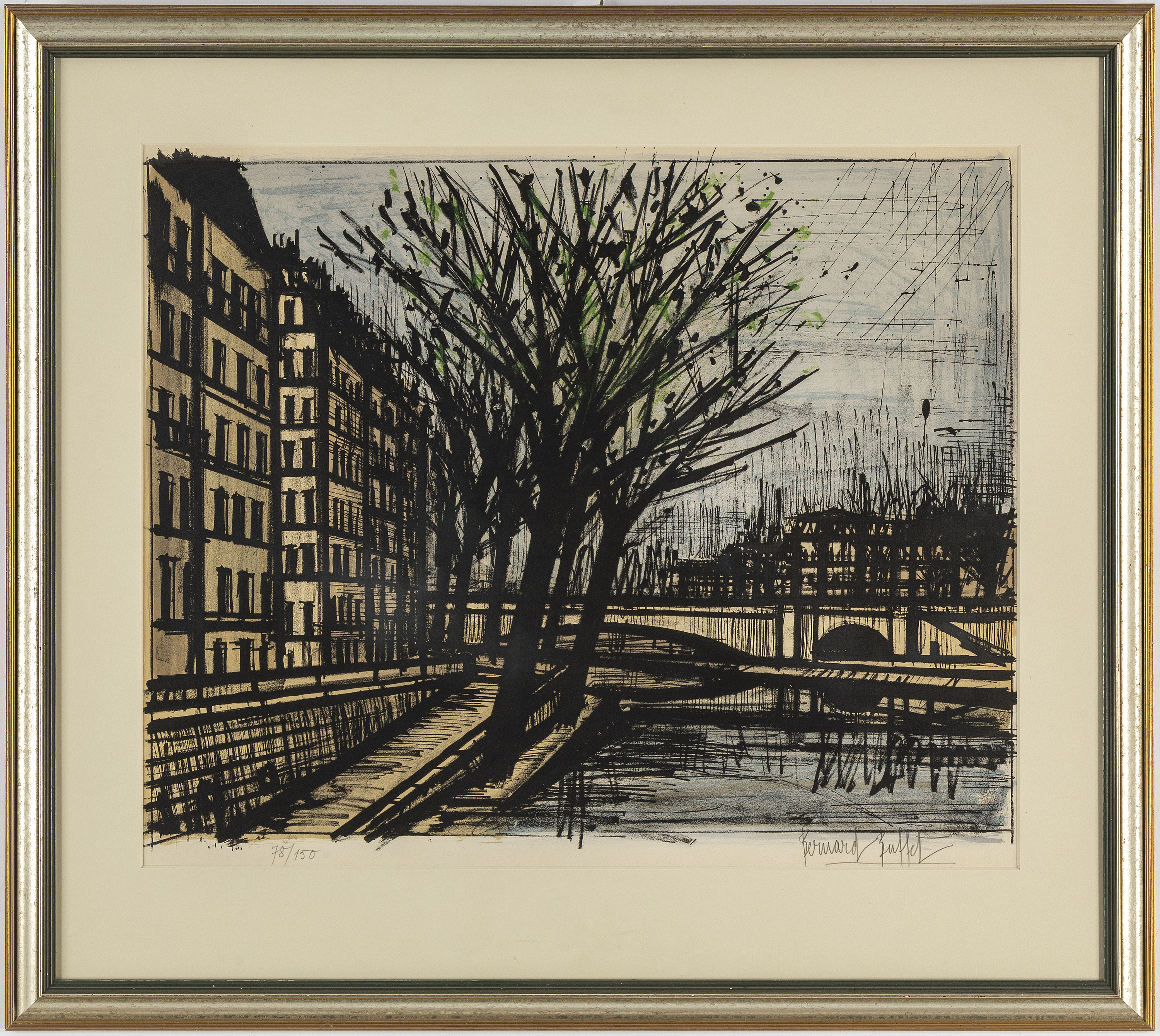BERNARD BUFFET, lithograph in colours, 1962, signed 78/150. - Bukowskis