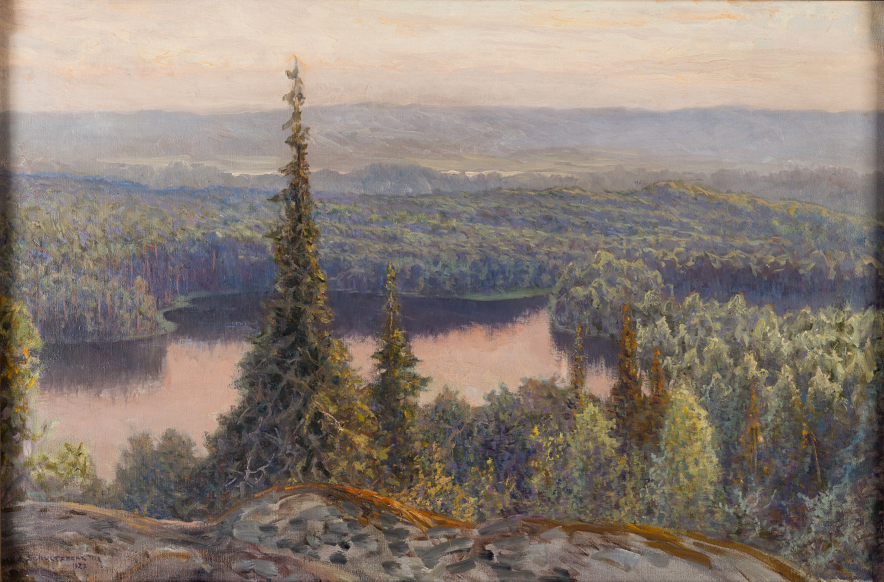 ANSHELM SCHULTZBERG, olja på duk, signerad och daterad 1927. - Bukowskis