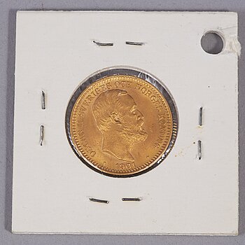 A Swedish gold coin 20 kronor 1901. - Bukowskis