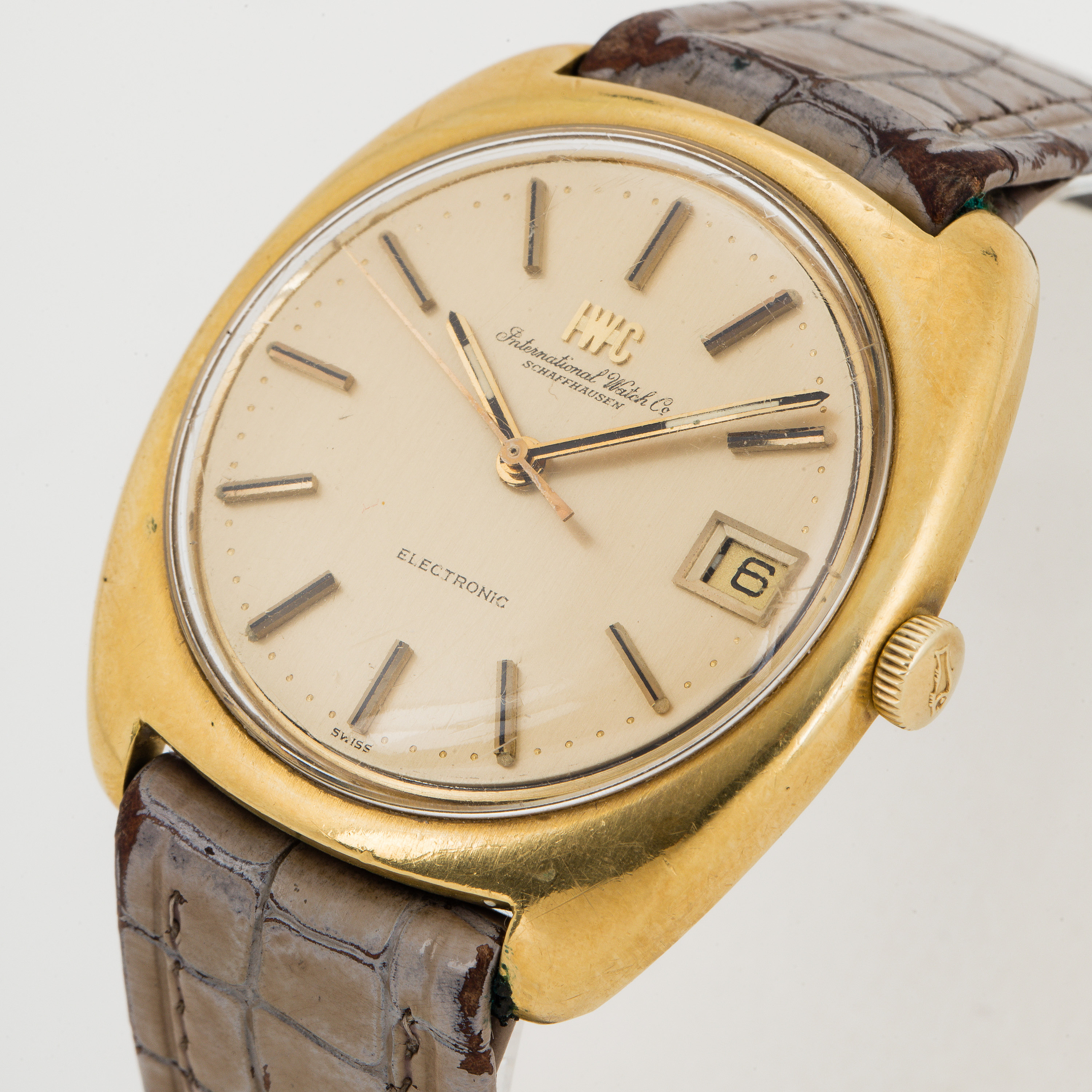 IWC, International Watch Co, Schaffhausen, Electronic, armbandsur, 37 ...