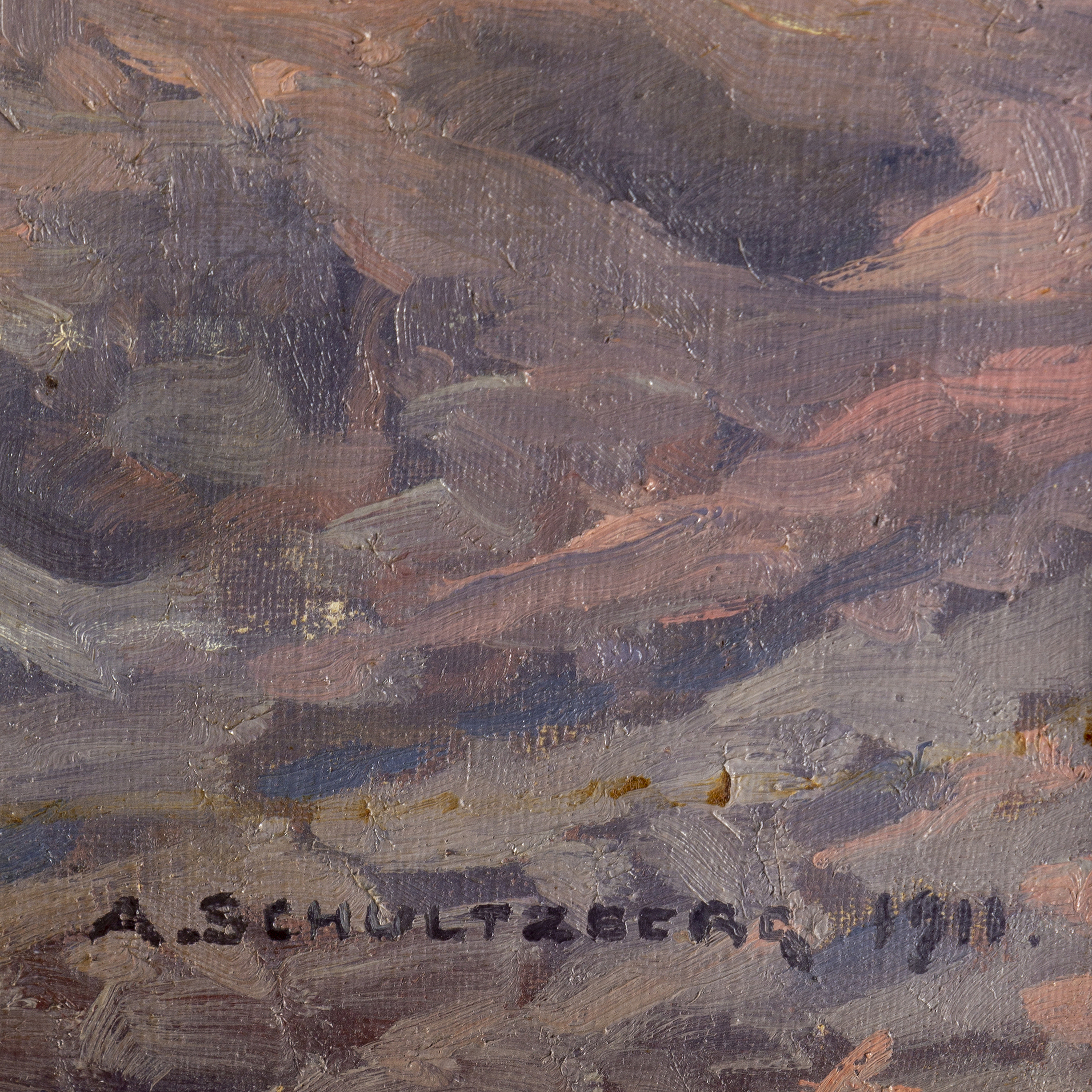 ANSHELM SCHULTZBERG, oil on canvas, signed and dated 1911. - Bukowskis