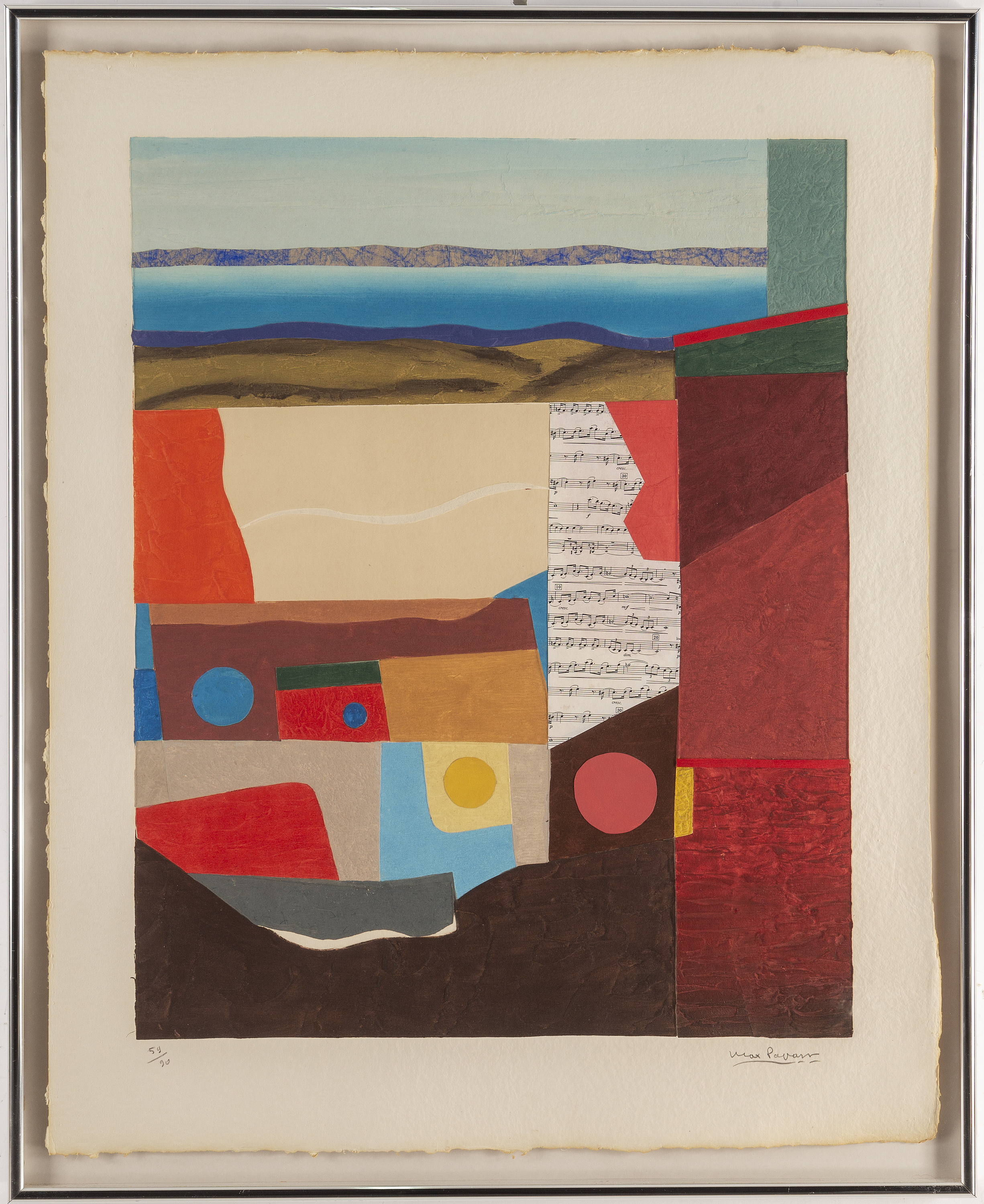 MAX PAPART, carborundum etching, signed 59/90. - Bukowskis