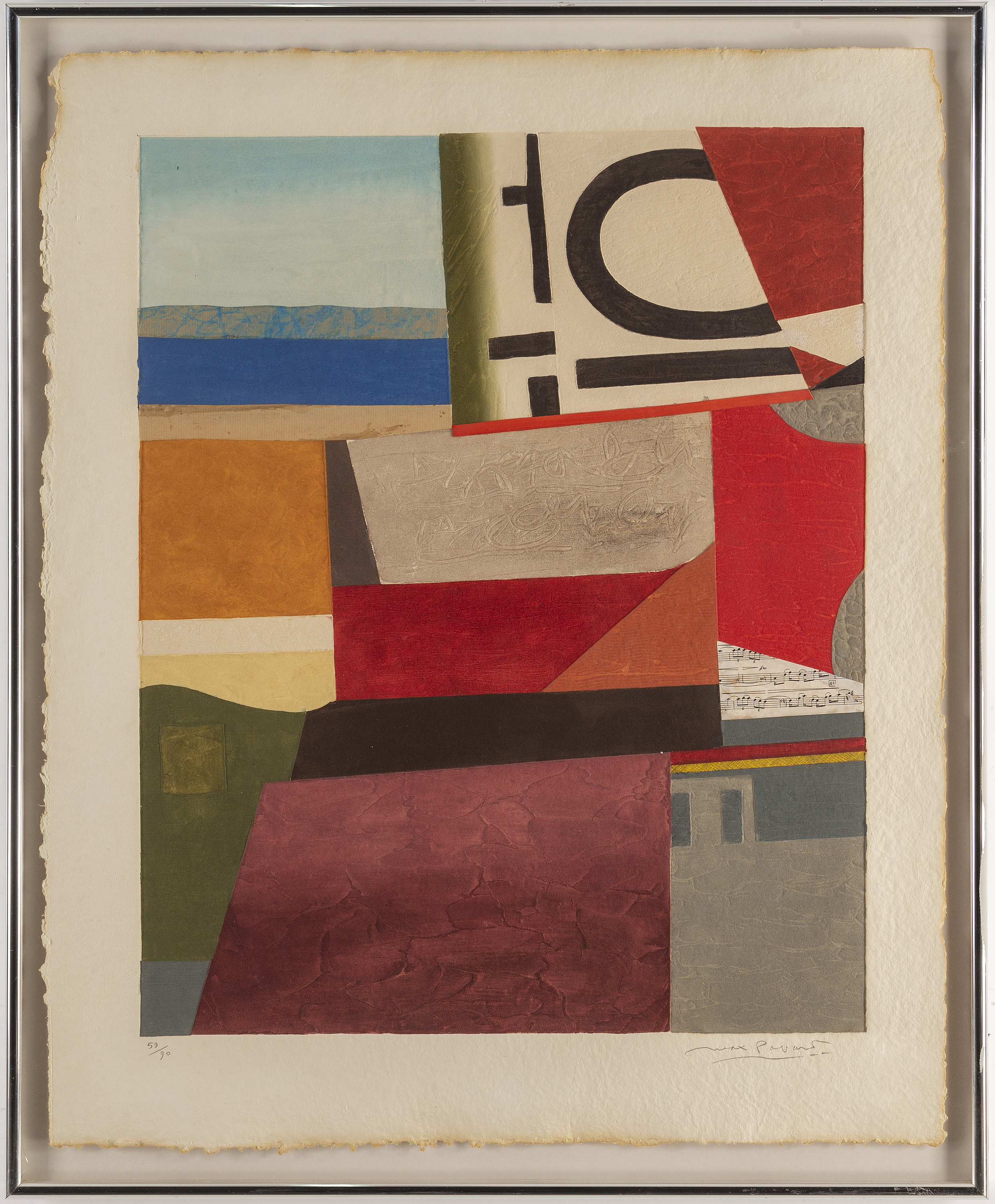 MAX PAPART, carborundum etsning, signerad 59/90. - Bukowskis