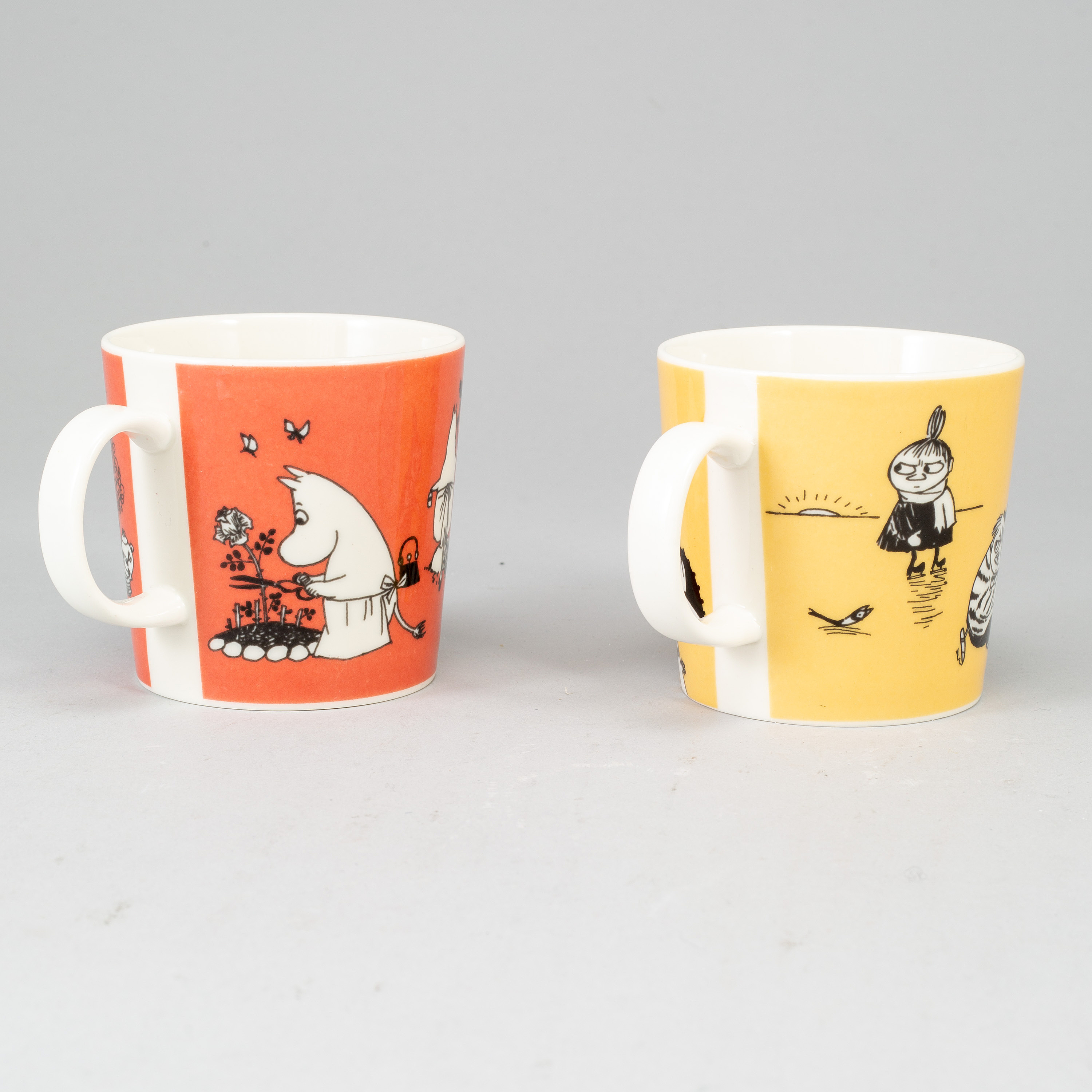 MUMINMUGGAR, 2 st, porslin, Moomin Characters, Arabia, Finland, 1991-99 ...