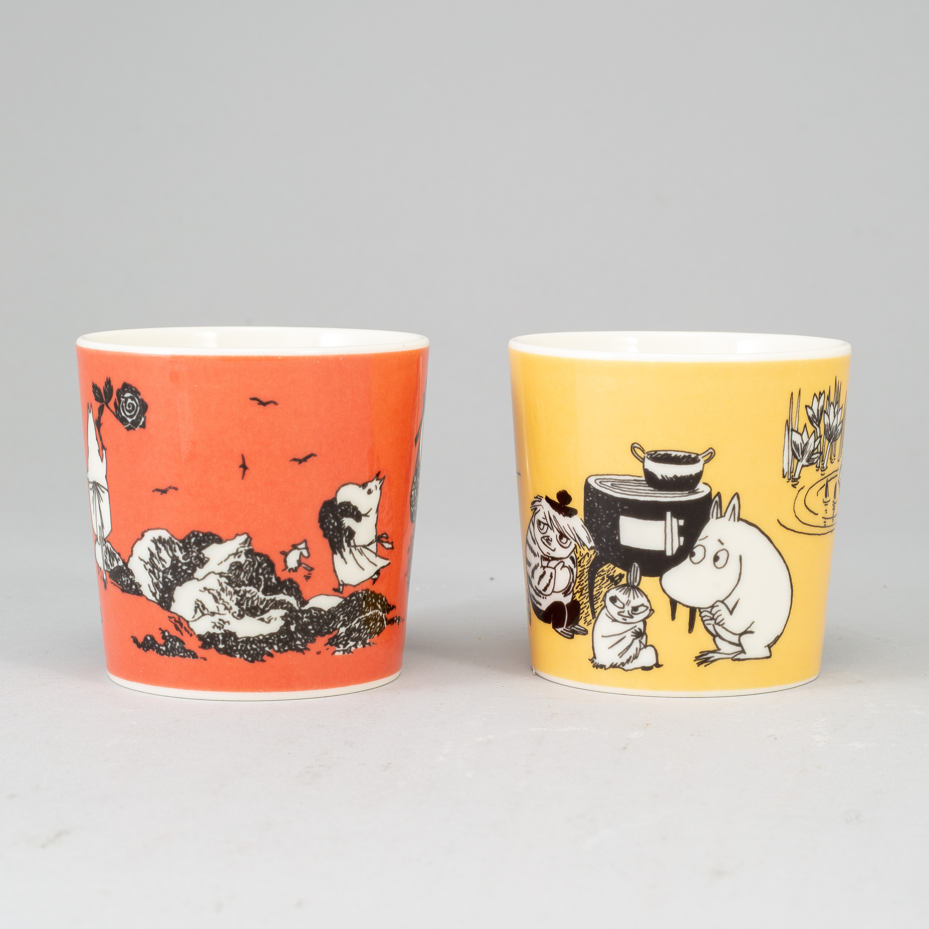 MUMINMUGGAR, 2 st, porslin, Moomin Characters, Arabia, Finland, 1991-99 ...