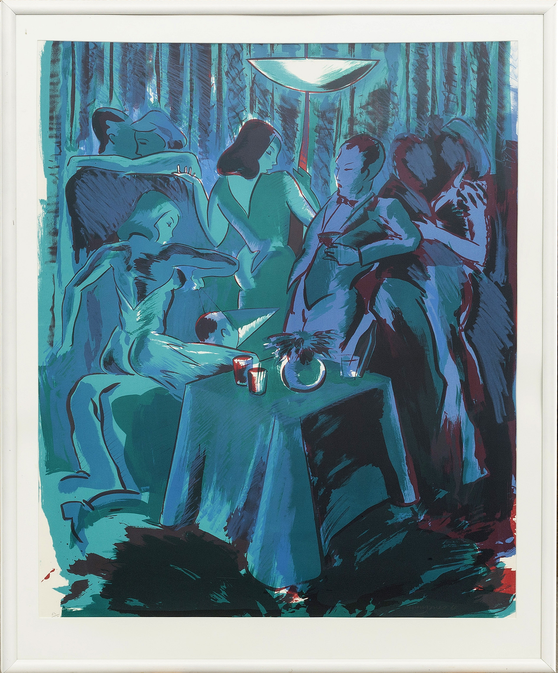 ALLEN JONES, litograph in colour, signed and numbered 62/75. - Bukowskis