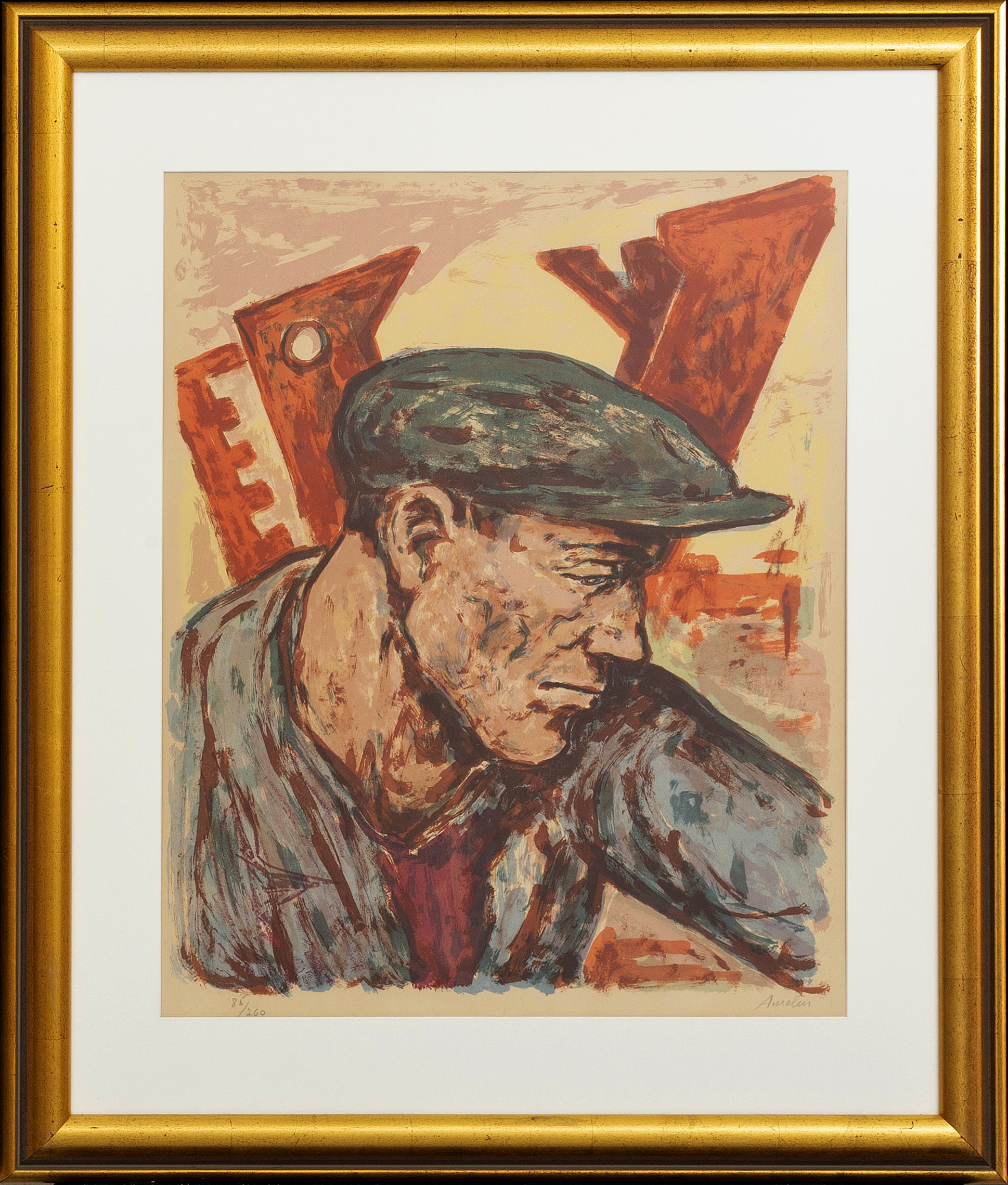 ALBIN AMELIN, Färglitografi, signerad o numrerad 85/260. - Bukowskis