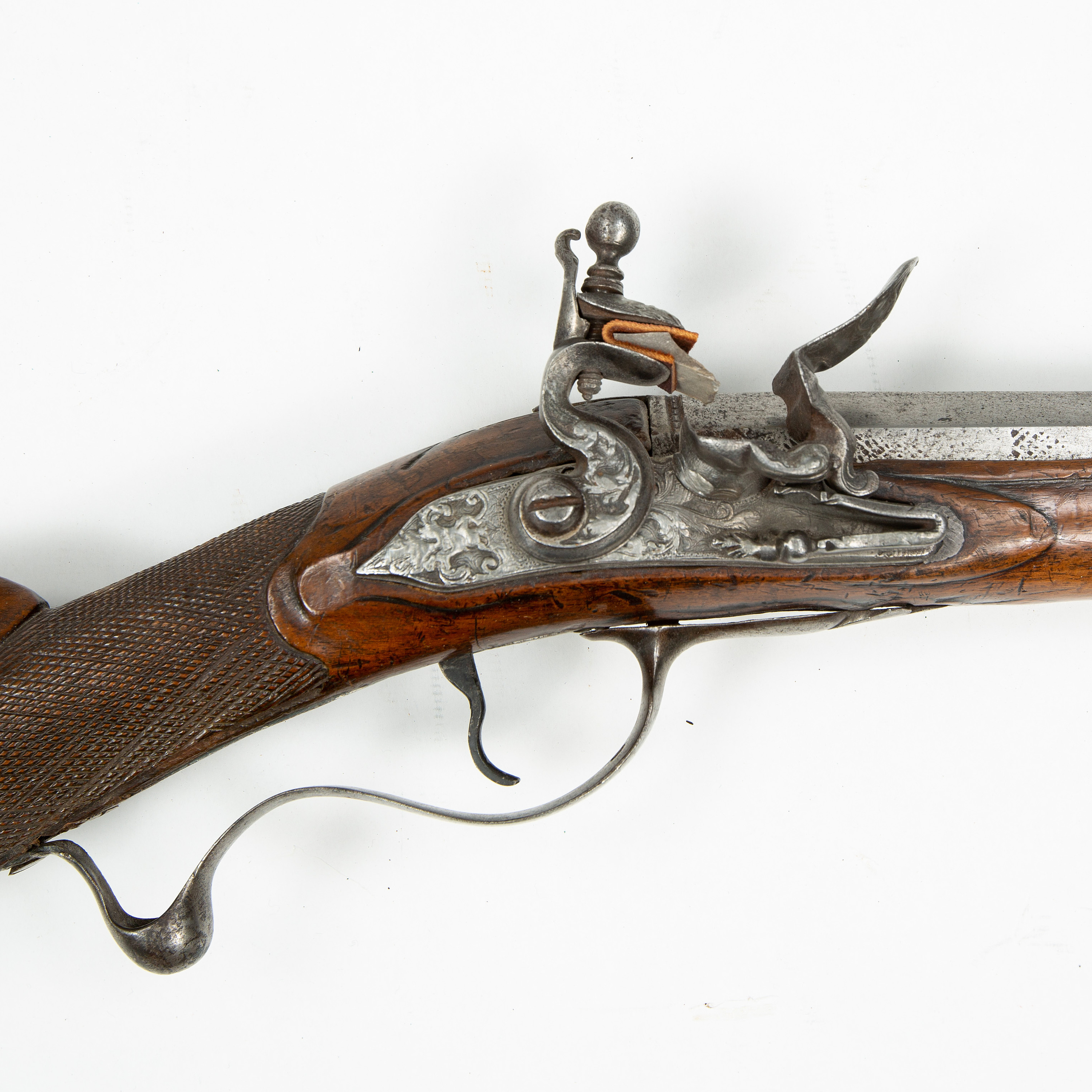 A 18th Century flintlock rifle. - Bukowskis