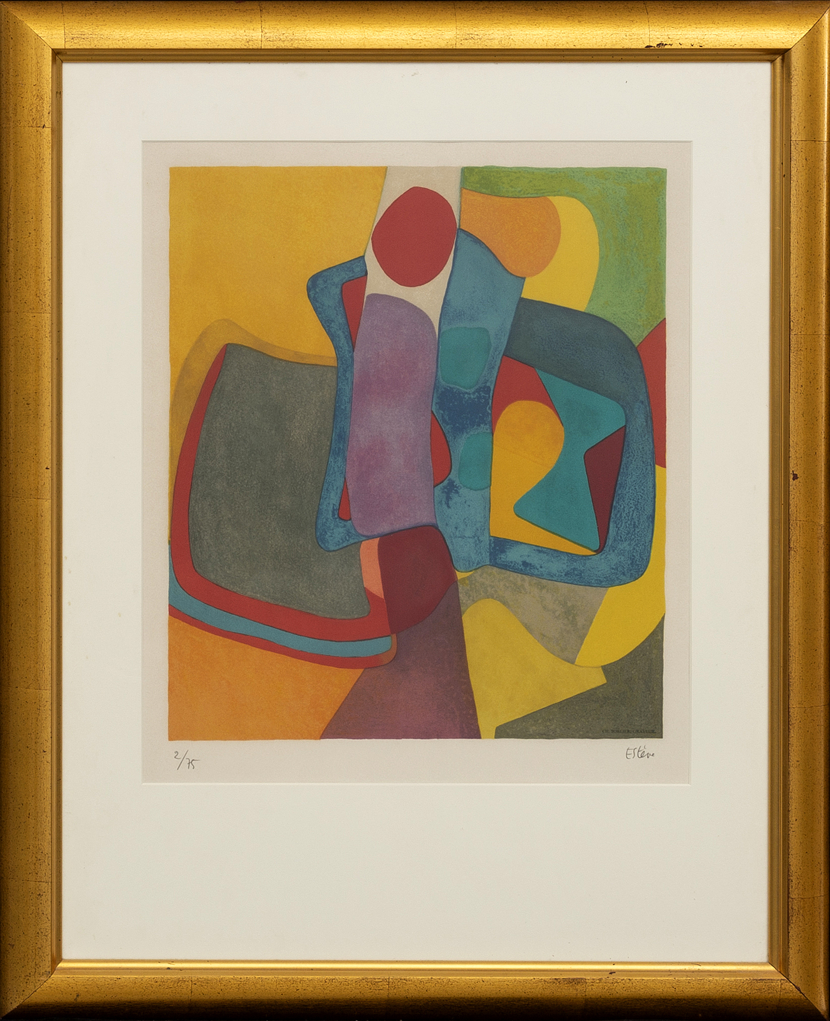 MAURICE ESTÈVE, lithograph in colours signed and numbered 2/75. - Bukowskis