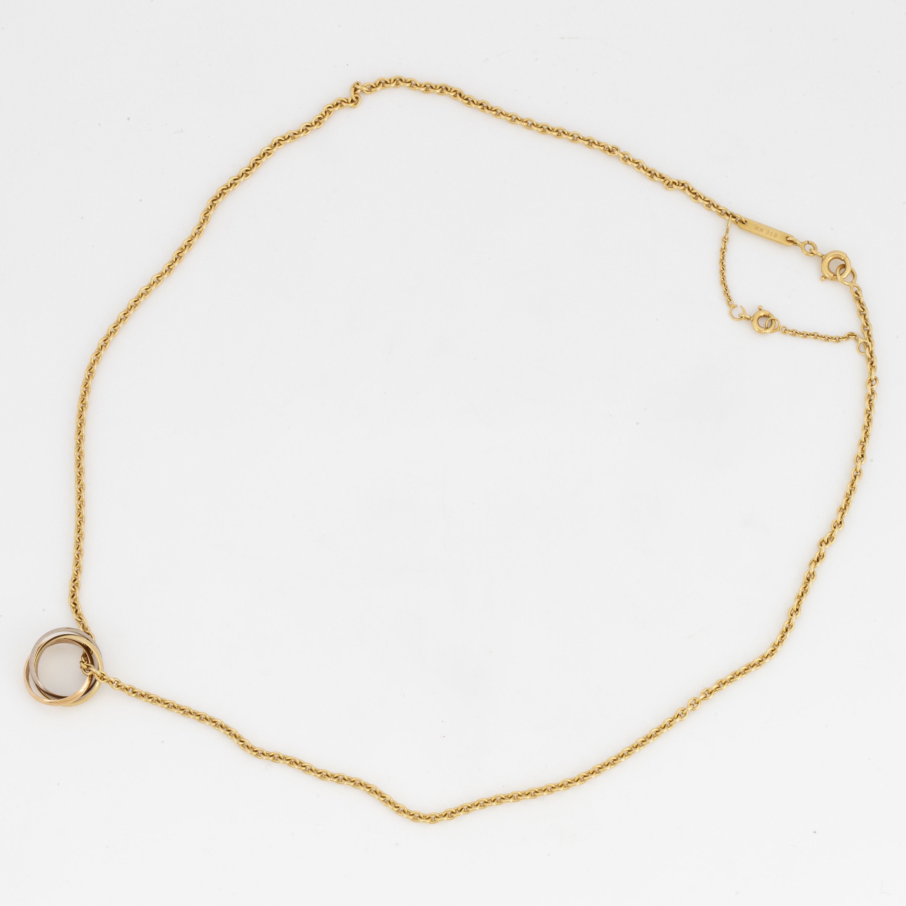 CARTIER collier 18K guld "Trinity". - Bukowskis
