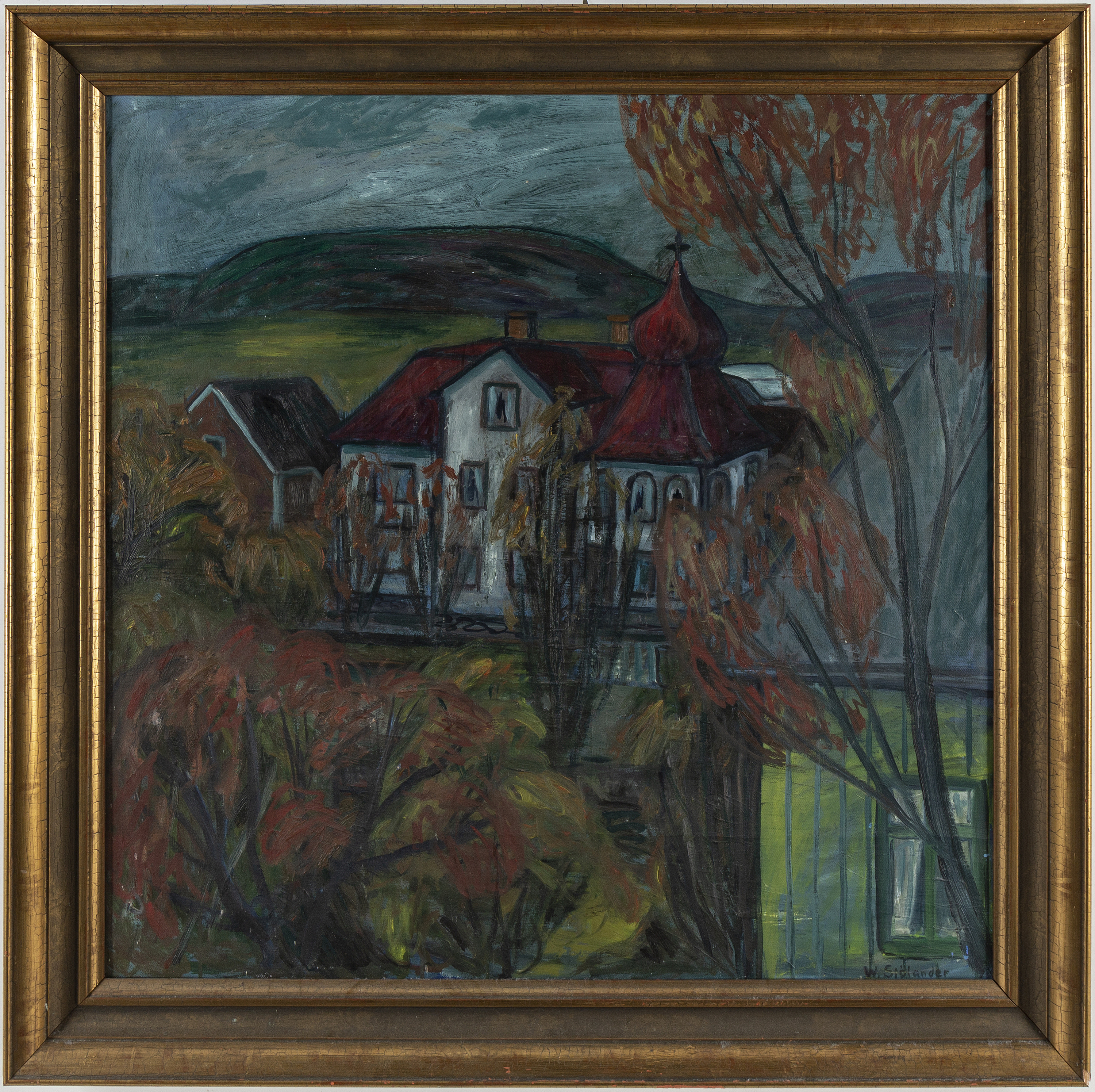 WALDEMAR SJÖLANDER, oil on canvas, signed. - Bukowskis