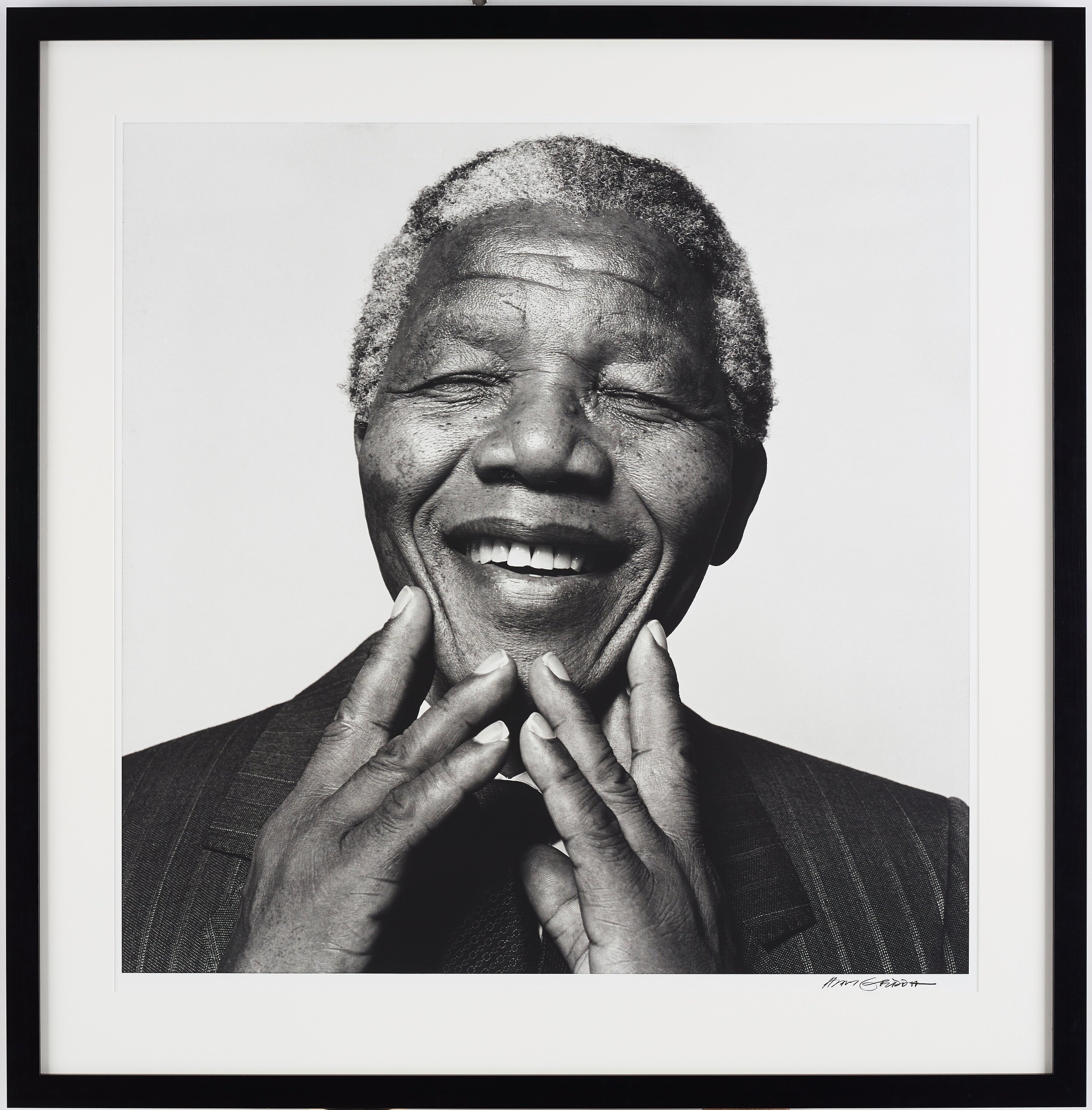 Hans Gedda, "Nelson Mandela", 1990. - Bukowskis