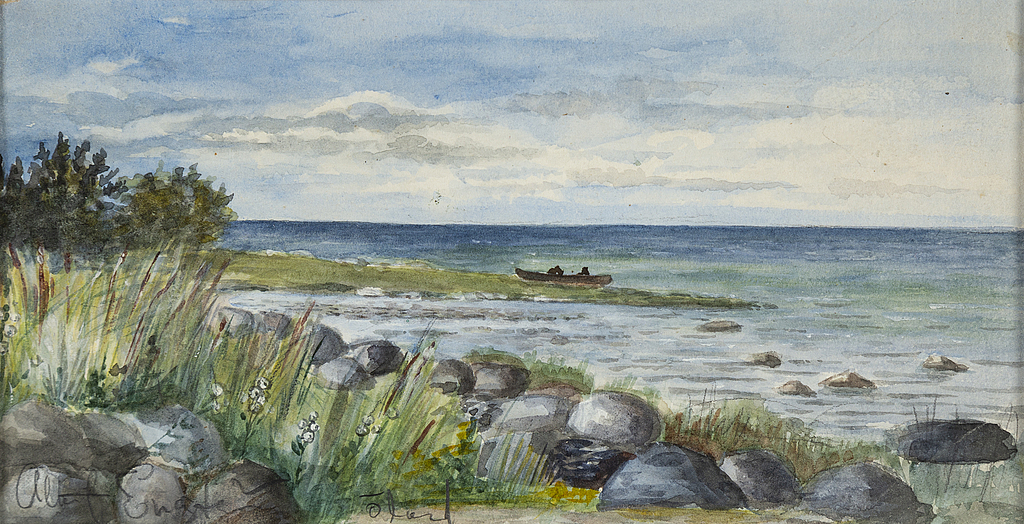 ALBERT ENGSTRÖM, akvarell, signerad. - Bukowskis