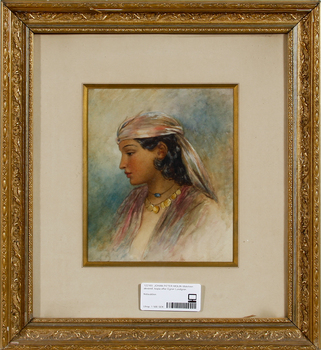 JOHAN PETER MOLIN tillskriven akvarell, kopia efter Egron Lundgren ...