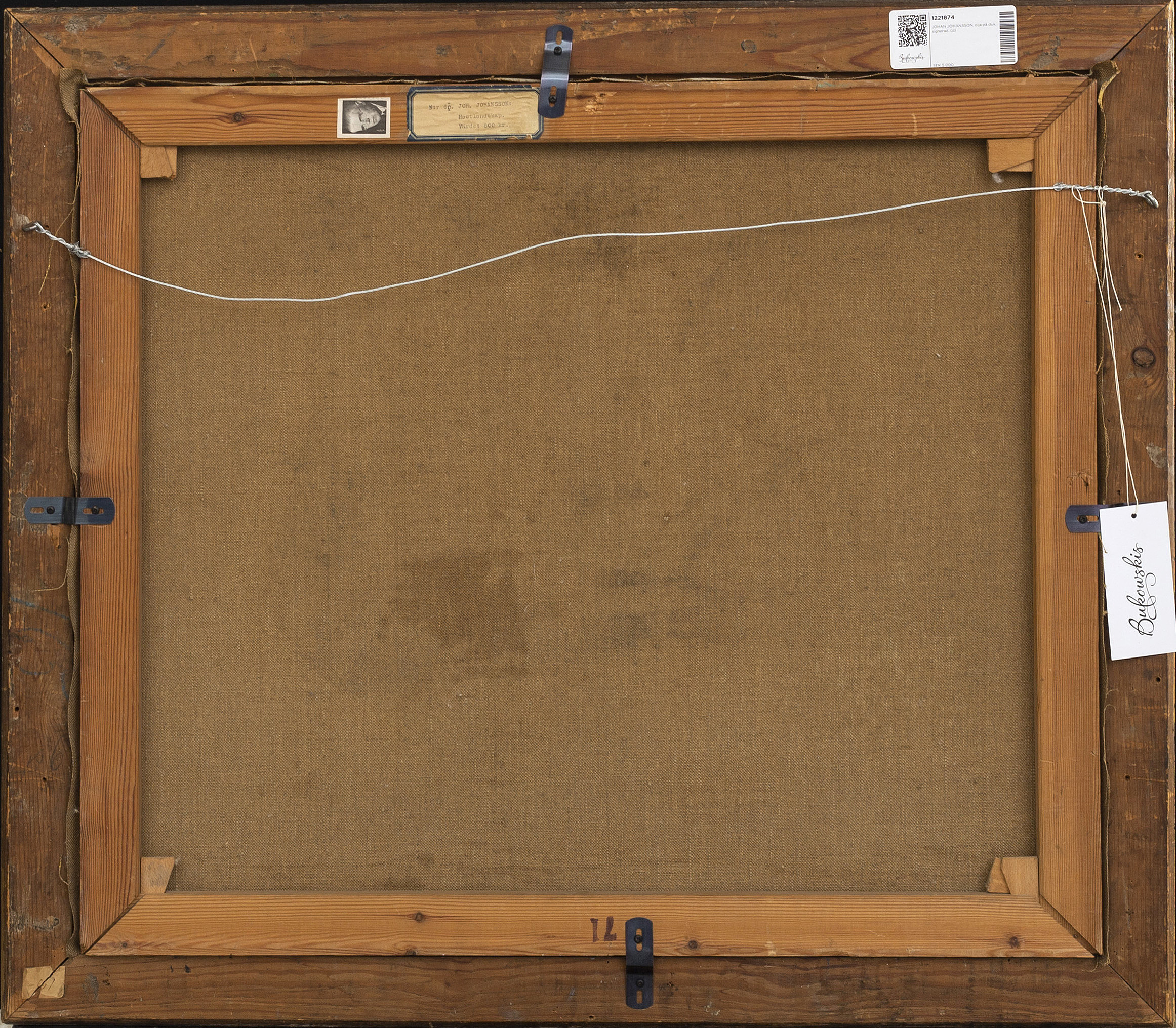 JOHAN JOHANSSON, - Bukowskis