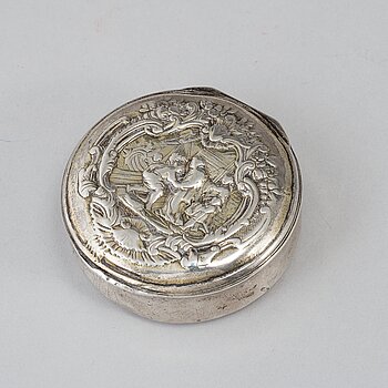 SNUSDOSA, silver, rokoko, 1700-talets andra hälft. - Bukowskis
