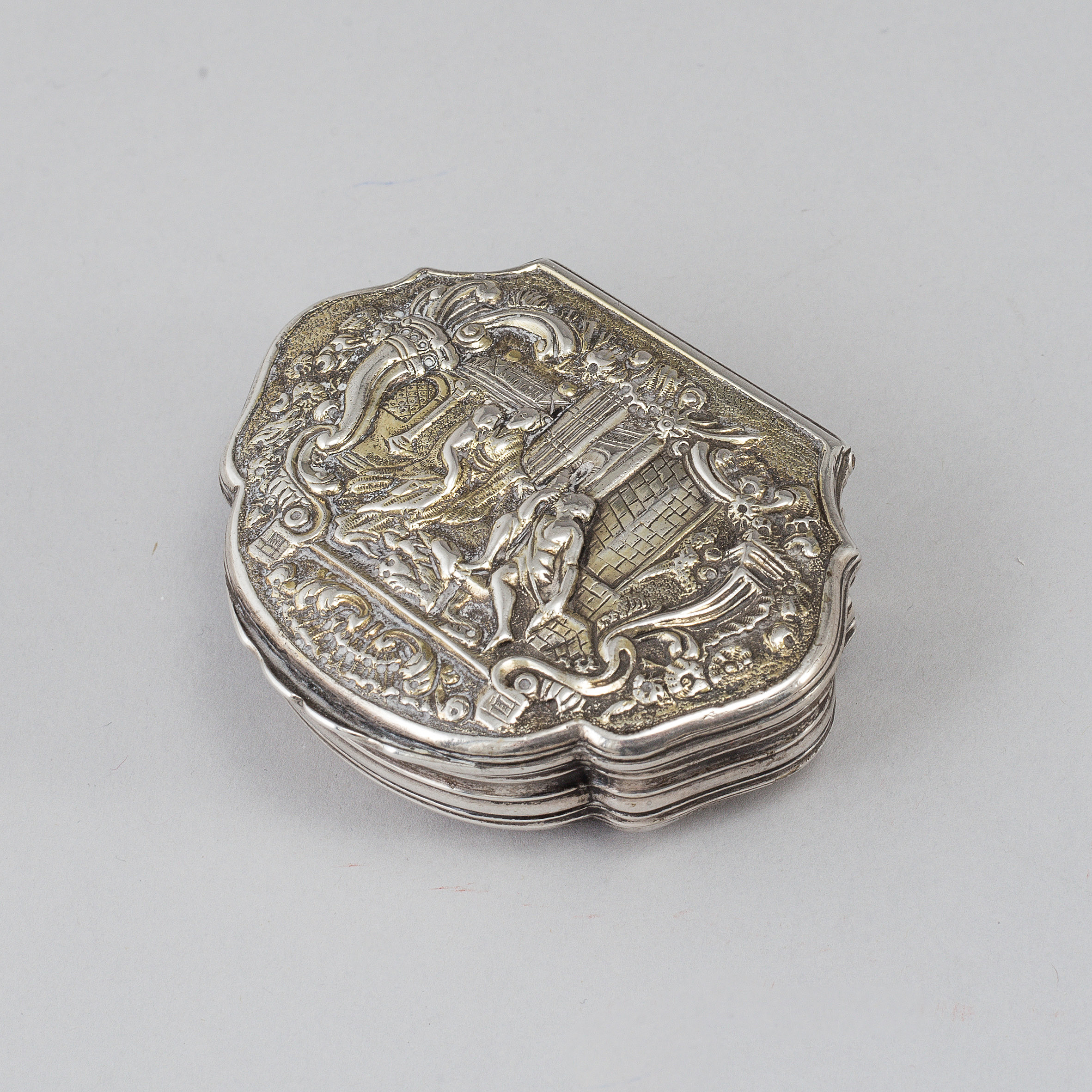 SNUSDOSA, silver, icke identifierad mästarstämpel, sannolikt Sverige ...