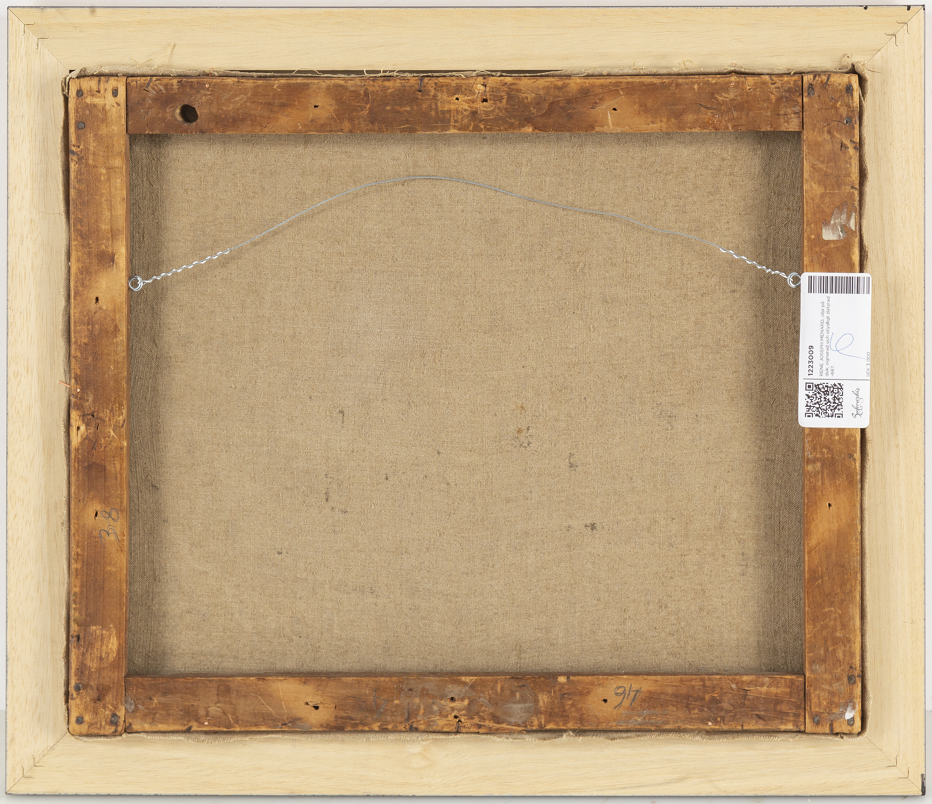 RENÉ JOSEPH MÉNARD, oil on canvas, signed and indistingtly signed -66 ...