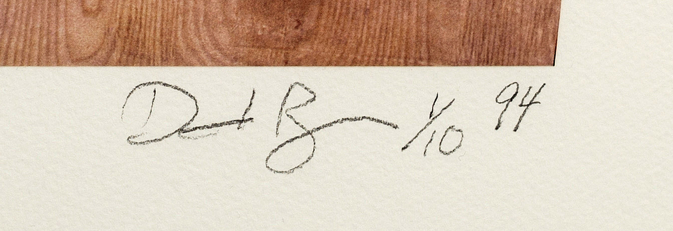 DAVID BYRNE, Digital ink jet print on arches, signed and nubered 1/10 ...