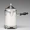 A Swedish 18th century silver coffee-pot, mark of Stephan Halling ...