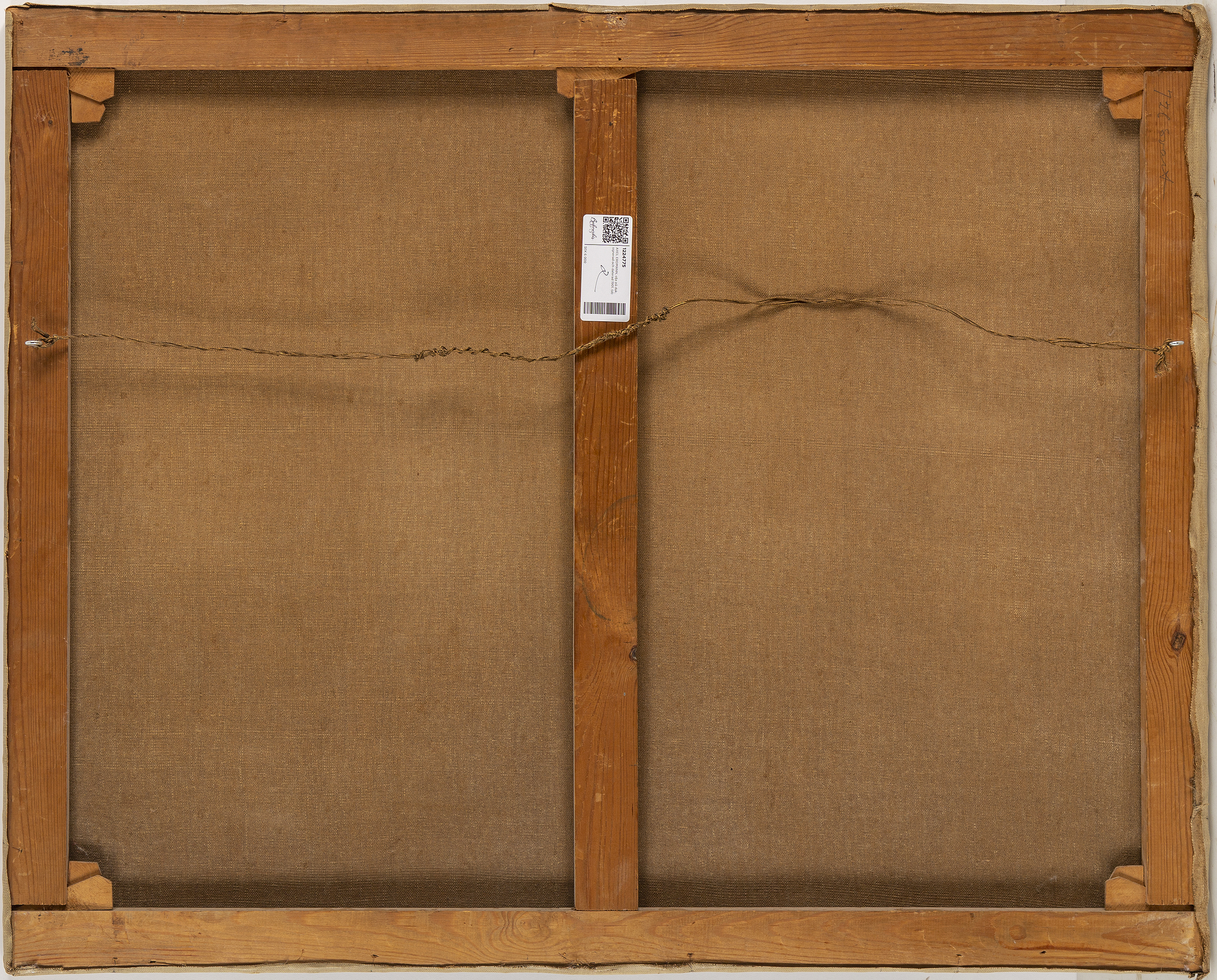 AXEL ERDMANN, oil on canvas, signed and dated 1901. - Bukowskis