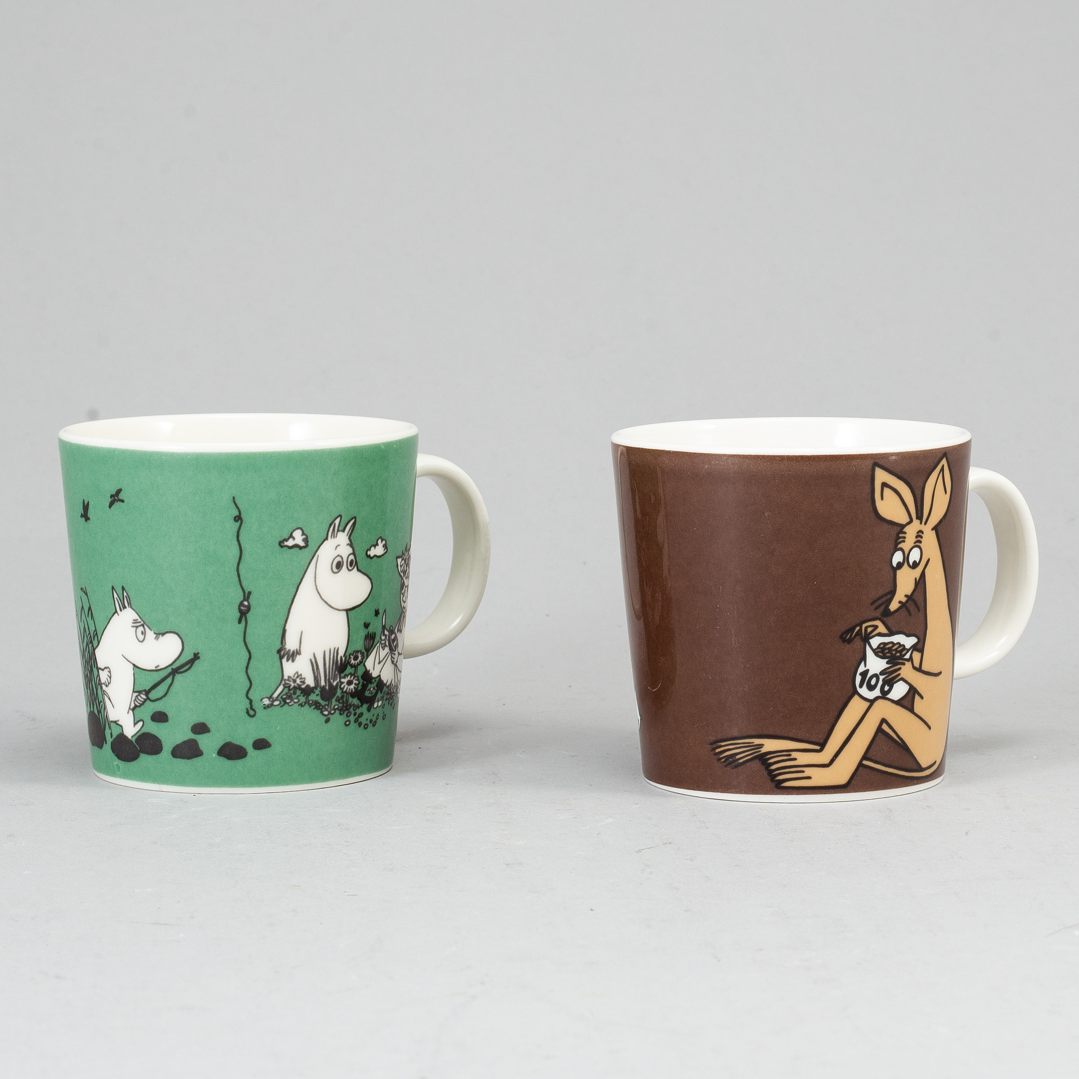 MUMINMUGGAR, 2 st, porslin, Moomin Characters, Arabia, Finland. - Bukowskis