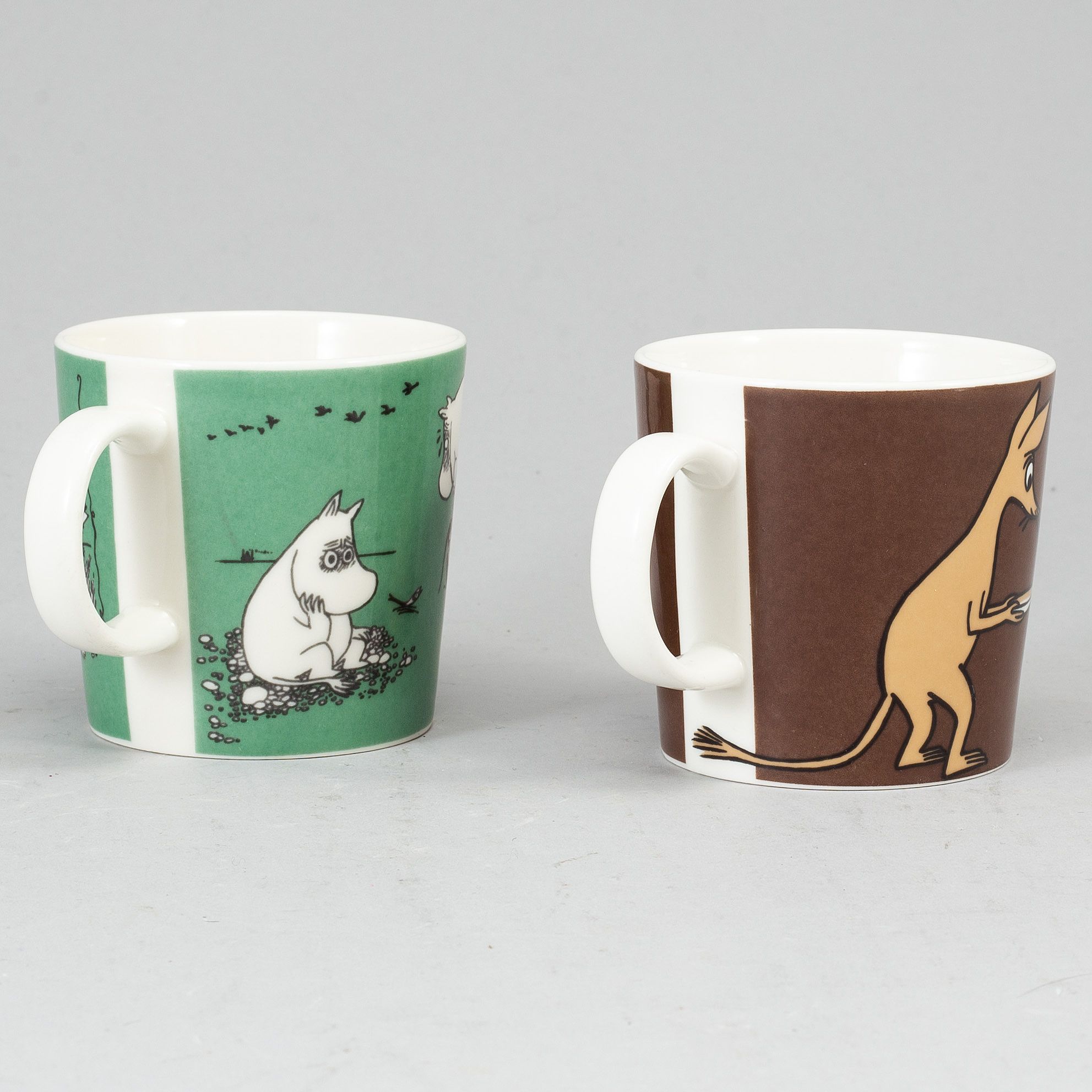MUMINMUGGAR, 2 st, porslin, Moomin Characters, Arabia, Finland. - Bukowskis